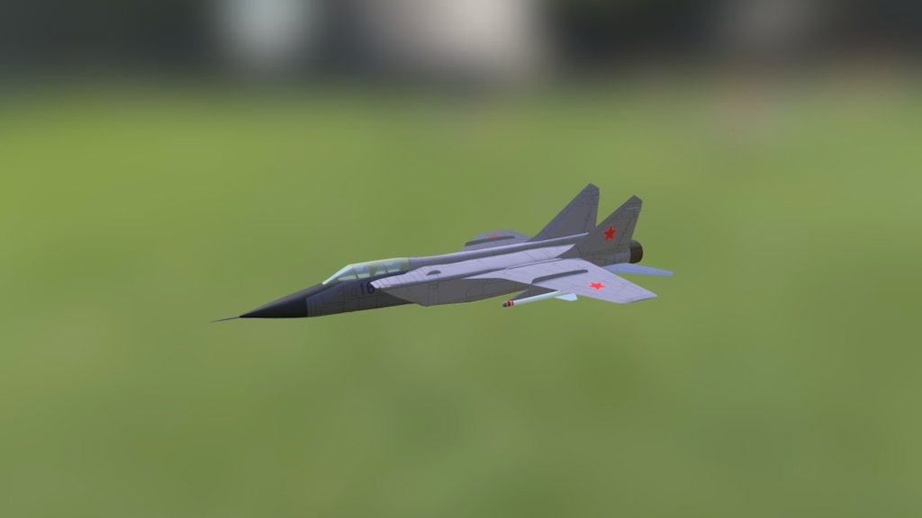 Mig31 - Download Free 3D model by manilov.ap [61911bc] - Sketchfab