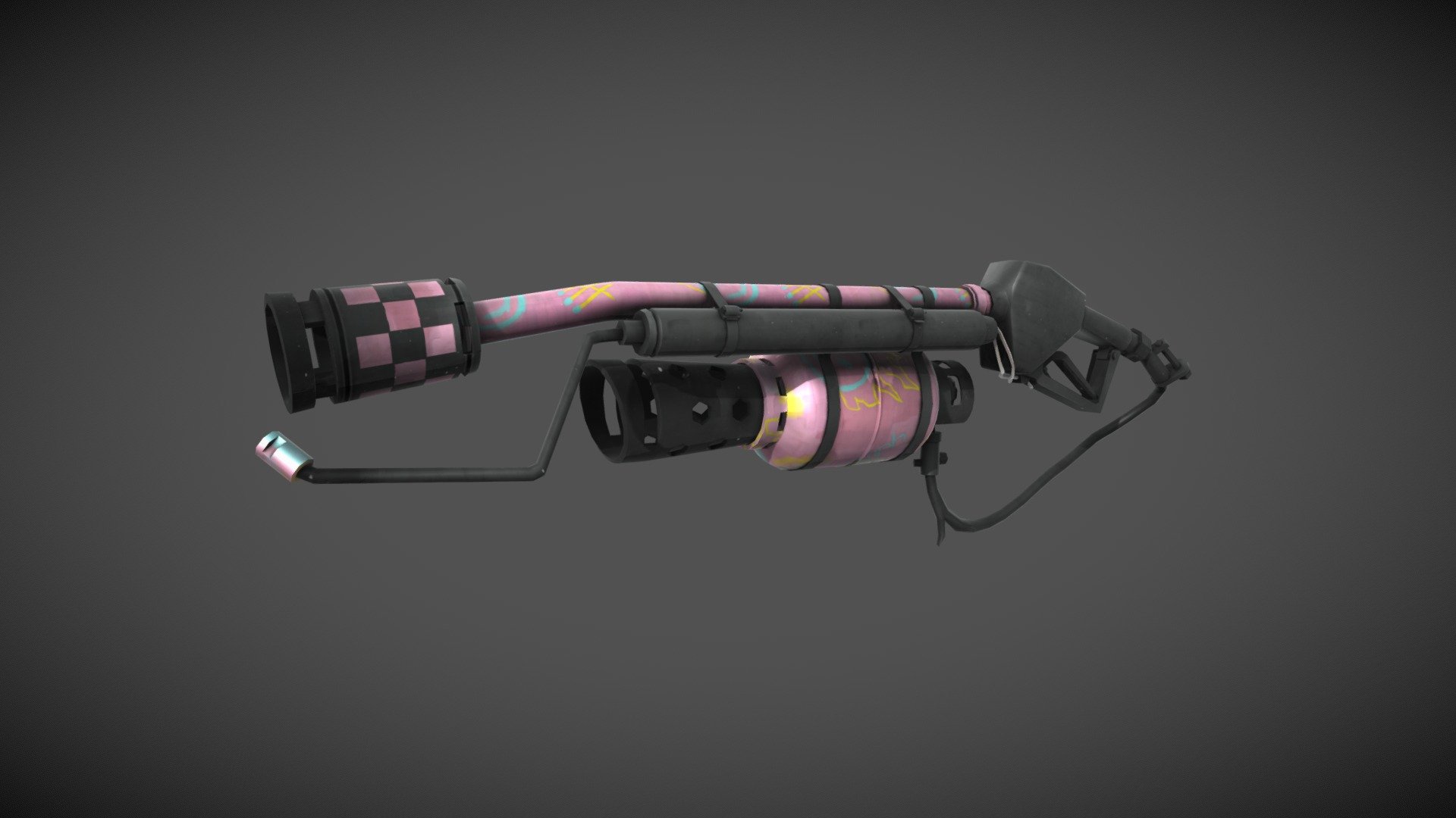[TF2] Crayon Scribbled Flame Thrower - 3D model by pampique [61955ed ...