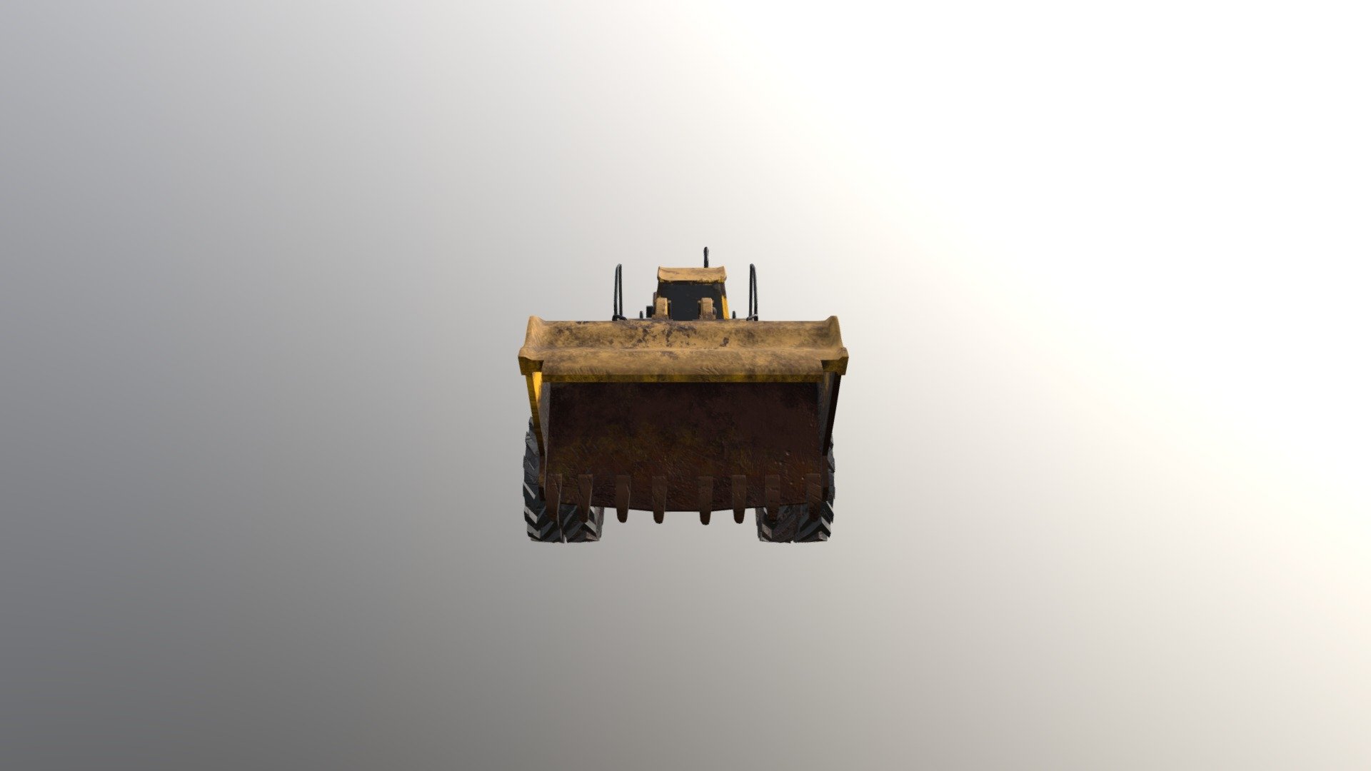 original big wheel loader - 3D model by casieroell [6196aae] - Sketchfab