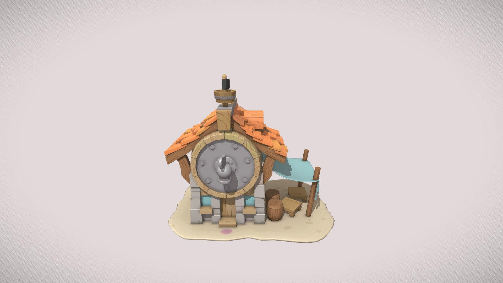 Shack 3D Model - 3D model by Vivido [6197c35] - Sketchfab
