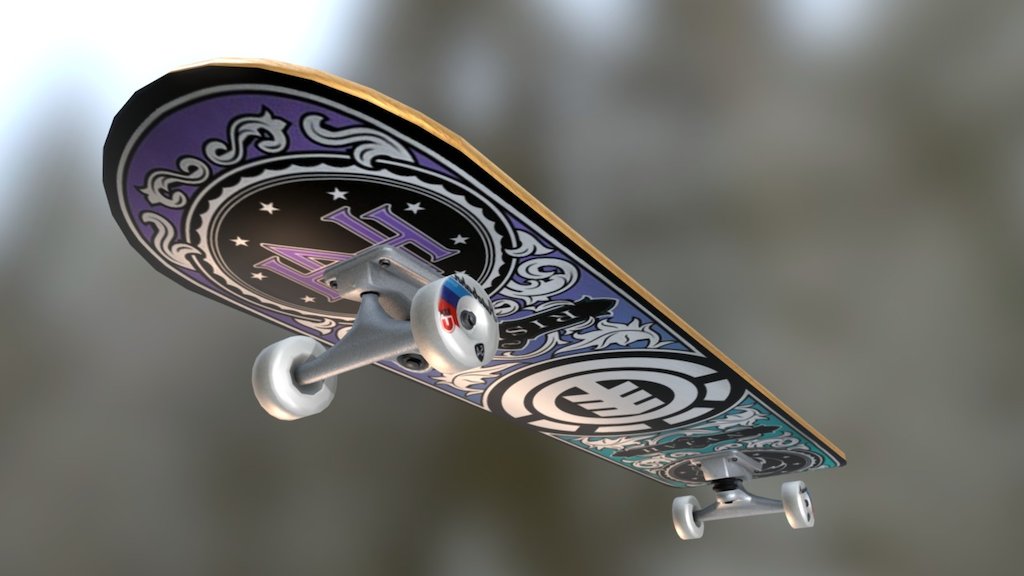 Skate - 3D model by JPCorrales [6197e7e] - Sketchfab