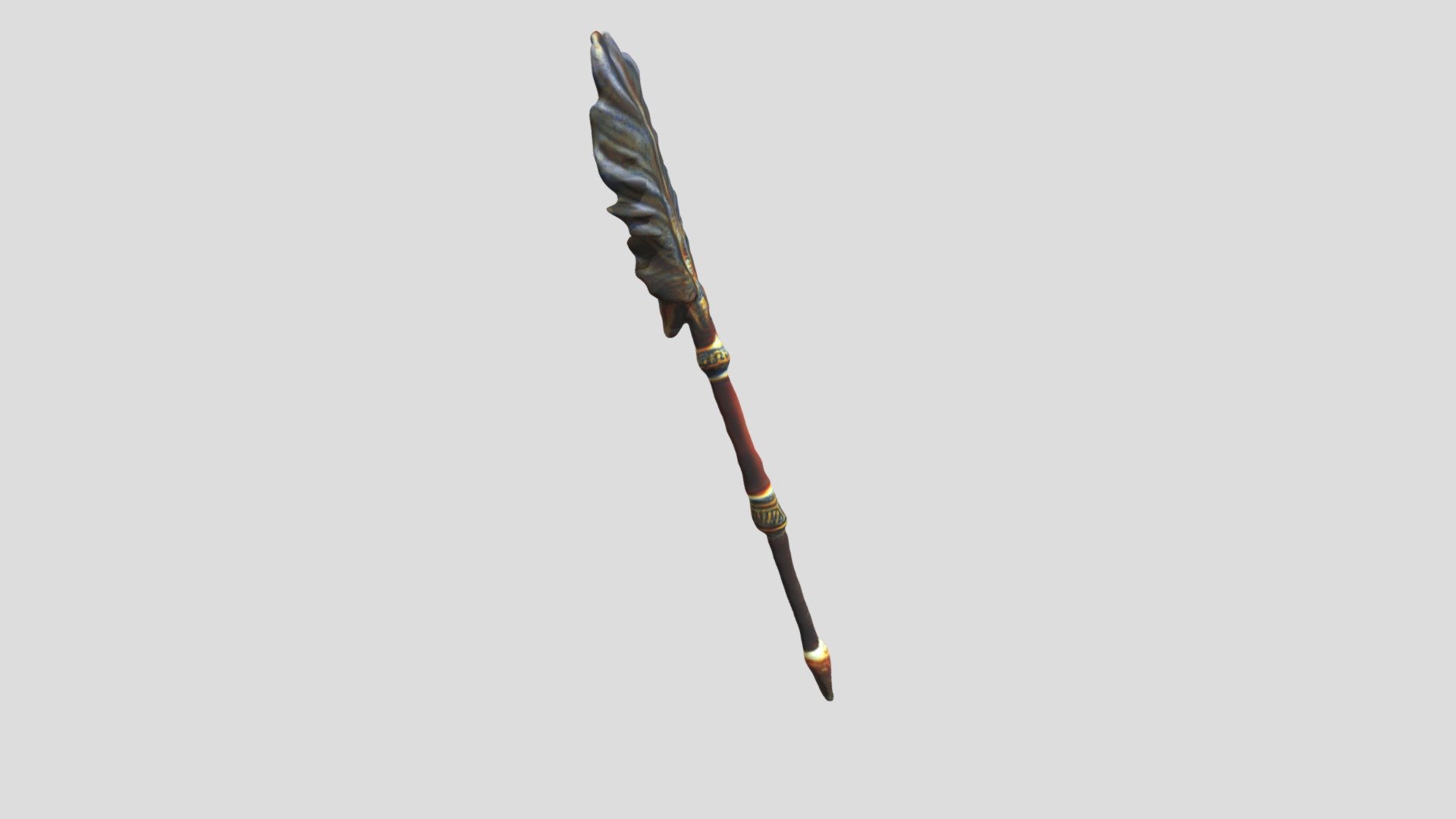 Ancient Aztec Feather Spear - Download Free 3D model by solblyat ...