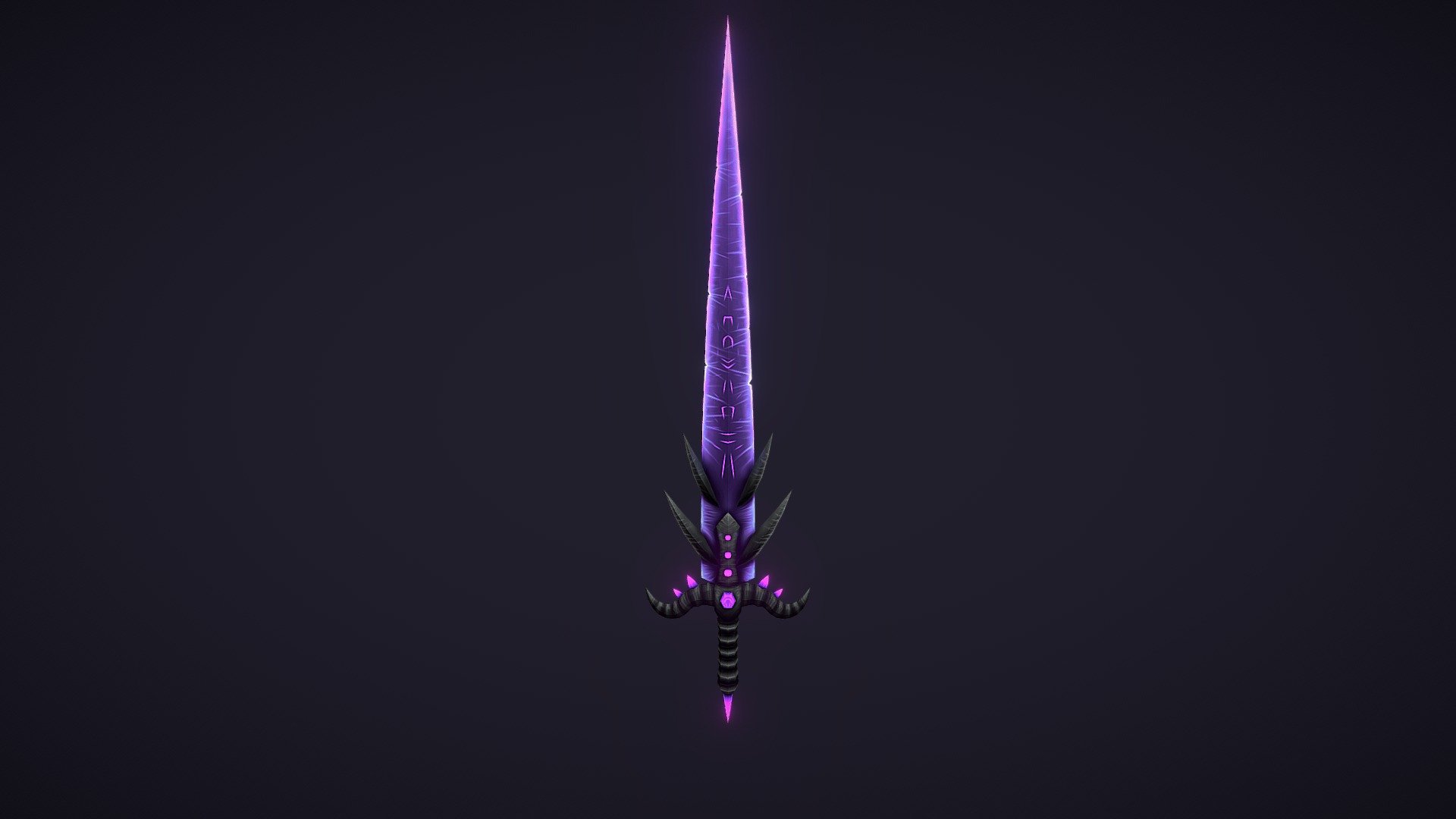 Abyssal Sword - Download Free 3D model by LordCinn [61983db] - Sketchfab