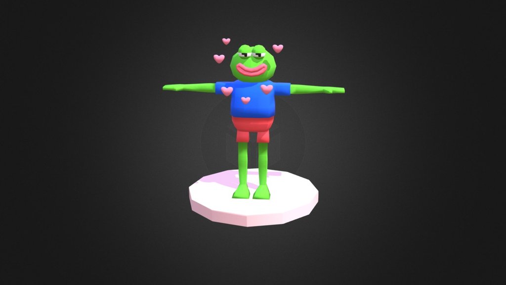 Pepe - 3D model by friman.eemil [6198cf7] - Sketchfab