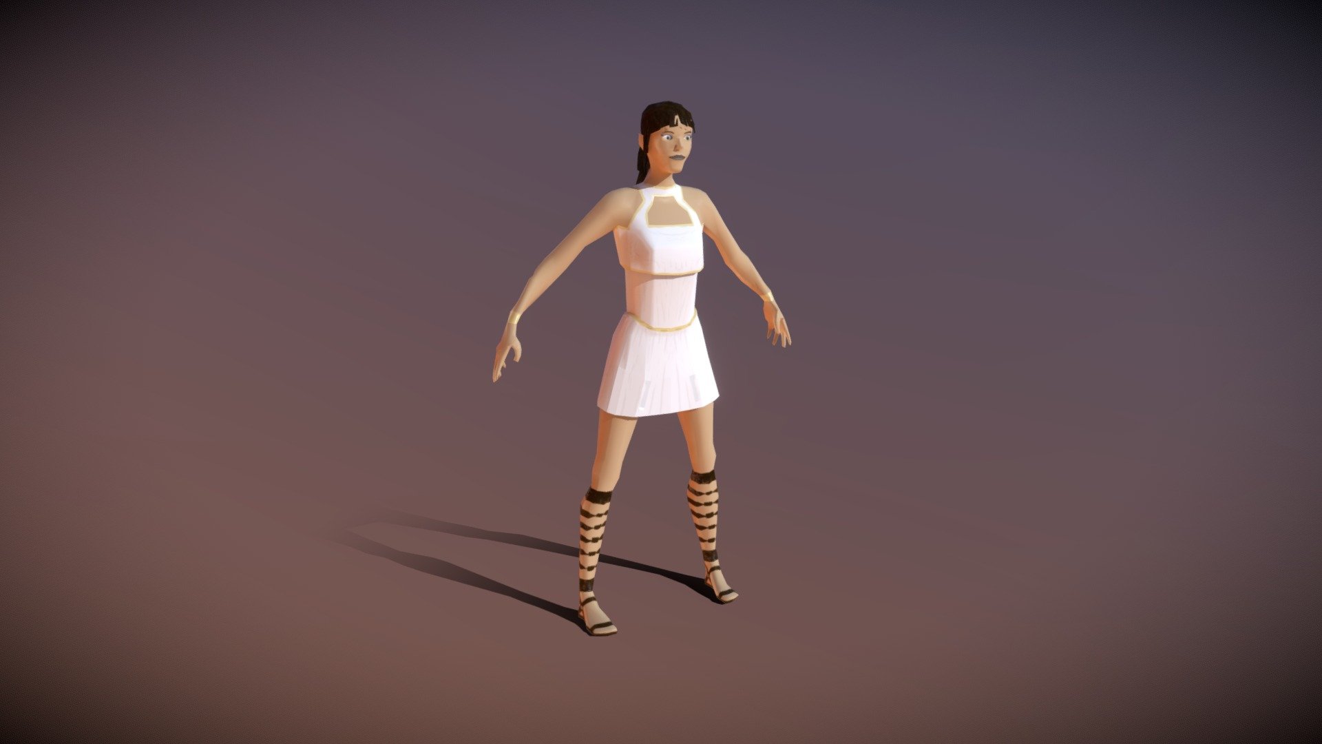 "Daphne" Character Model for GAT140 - 3D model by Co5mic_Du5t [6199001 ...