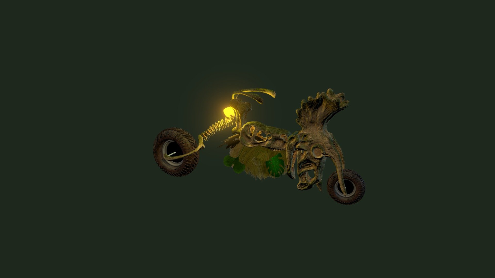 Wacky Races Bone Bike - 3D model by hollynortonart [61992c6] - Sketchfab
