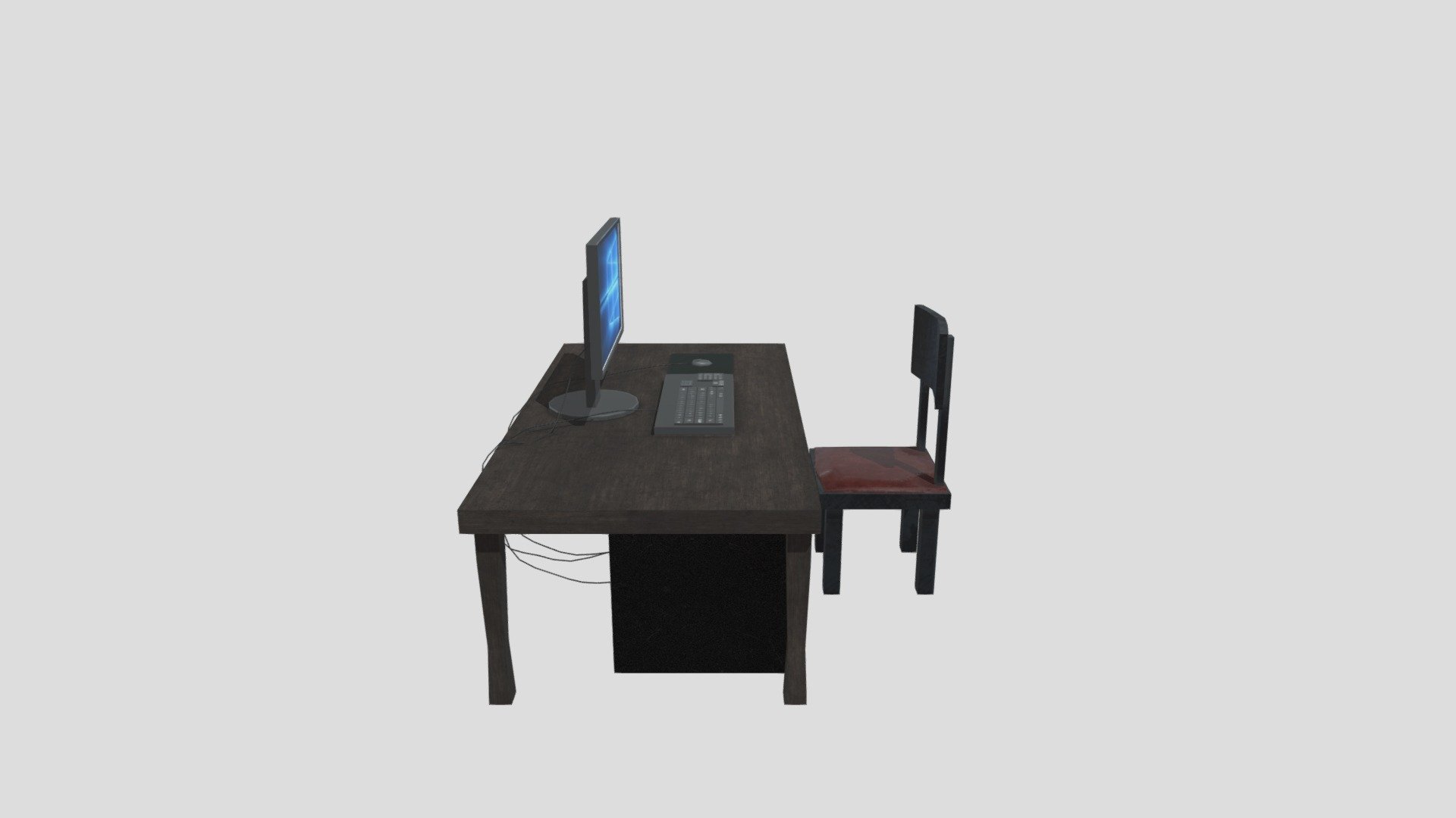 Computer Desk - Download Free 3D model by jussikajala [61998c4] - Sketchfab