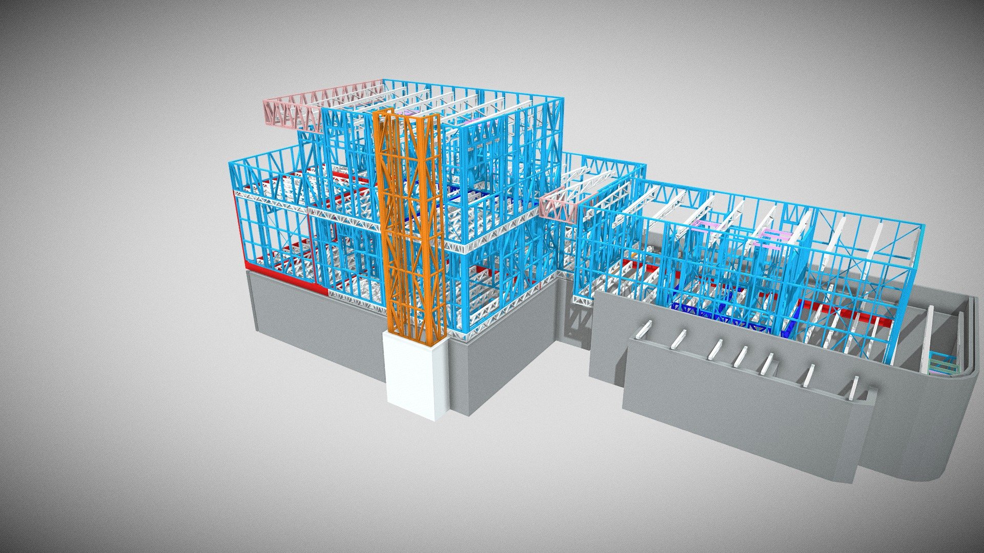 Shaft Panels-truss - 3D model by GNLframeandtruss [619bb65] - Sketchfab