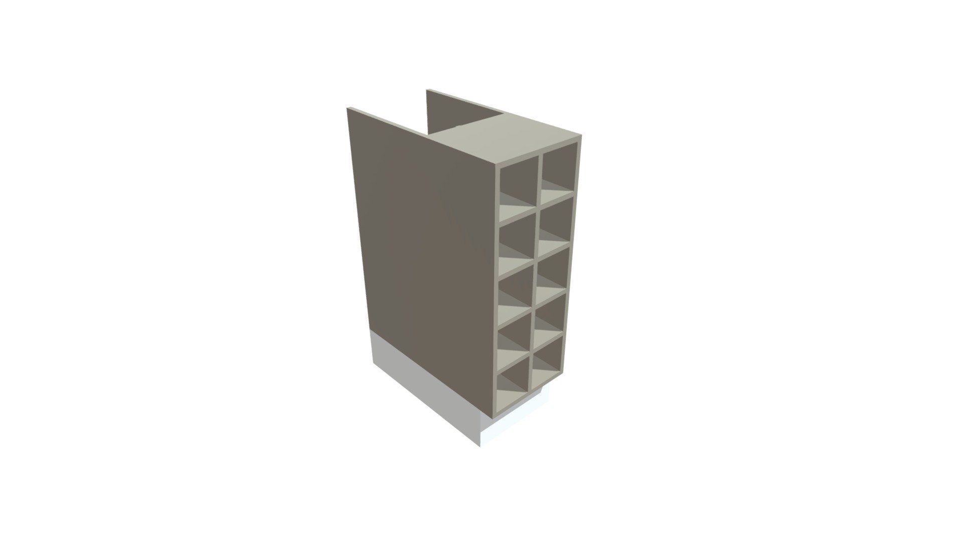 Moores - Wine Rack Base Units - 3D model by bimstore (@Revitspace ...