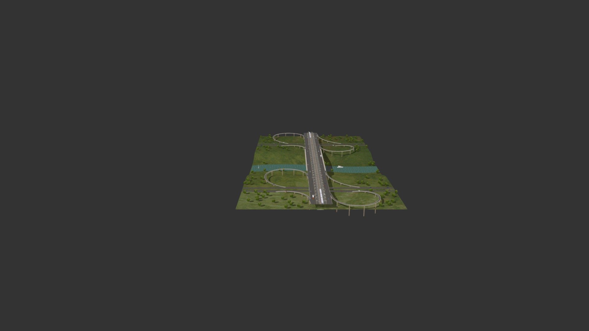 Multi Modal Road - Download Free 3D model by Dallasanimator [61a1150 ...