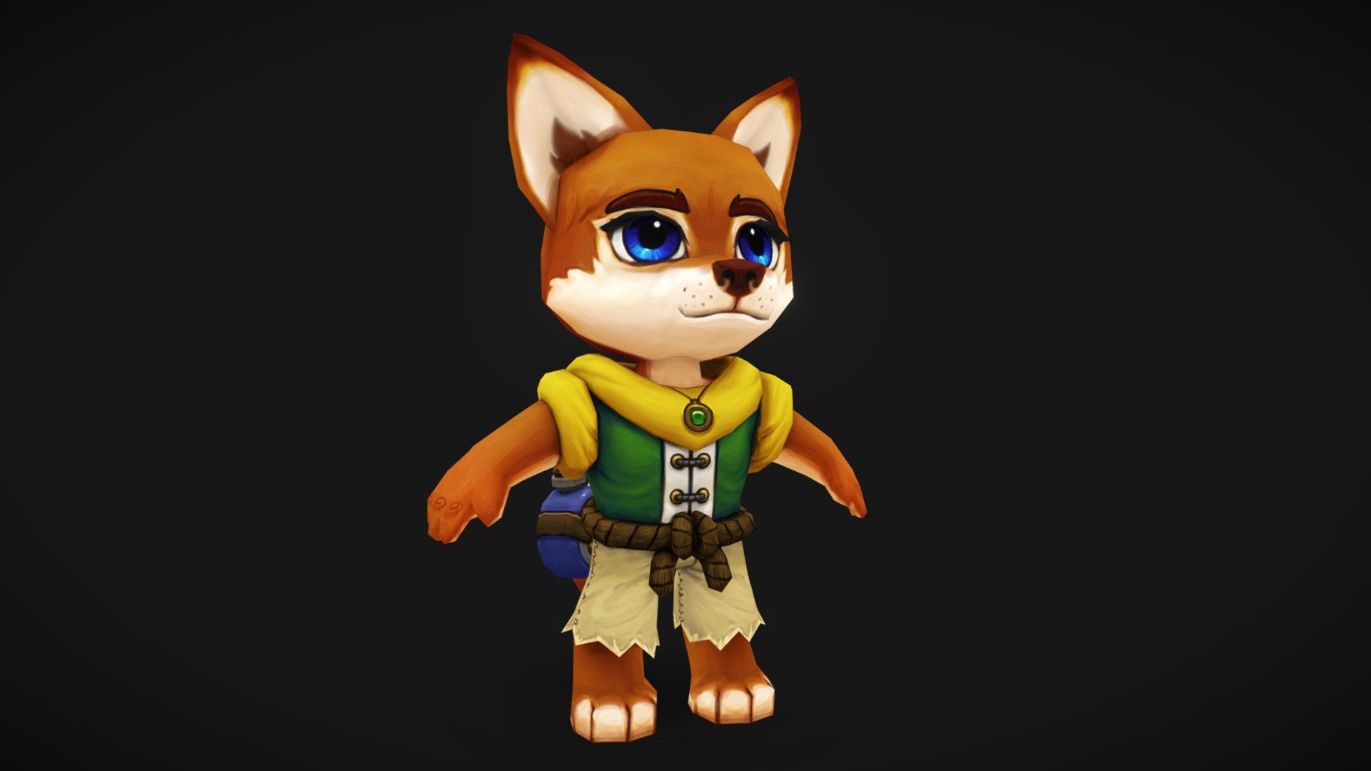 Fox - Download Free 3D model by Gektark [61a3370] - Sketchfab