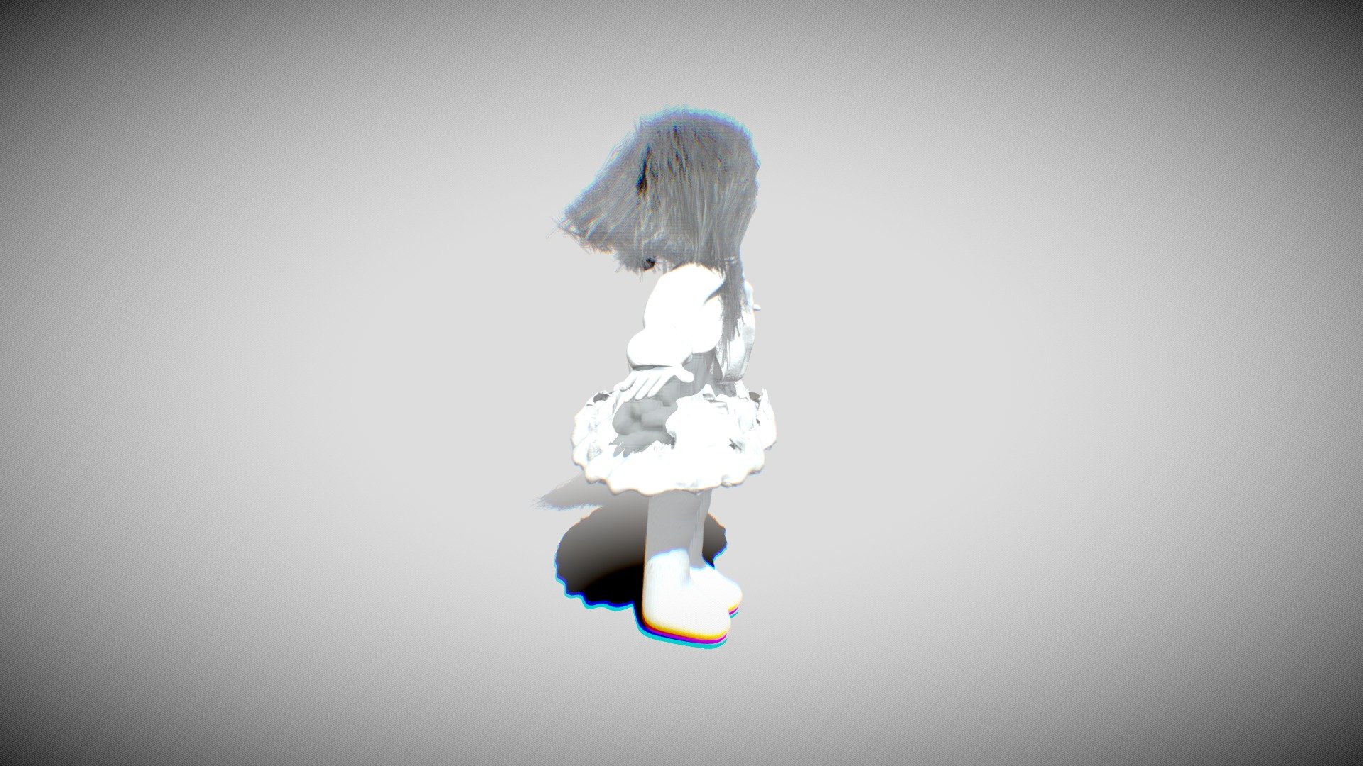 Anime girl blank - Download Free 3D model by primordial_khaos [61a527b ...