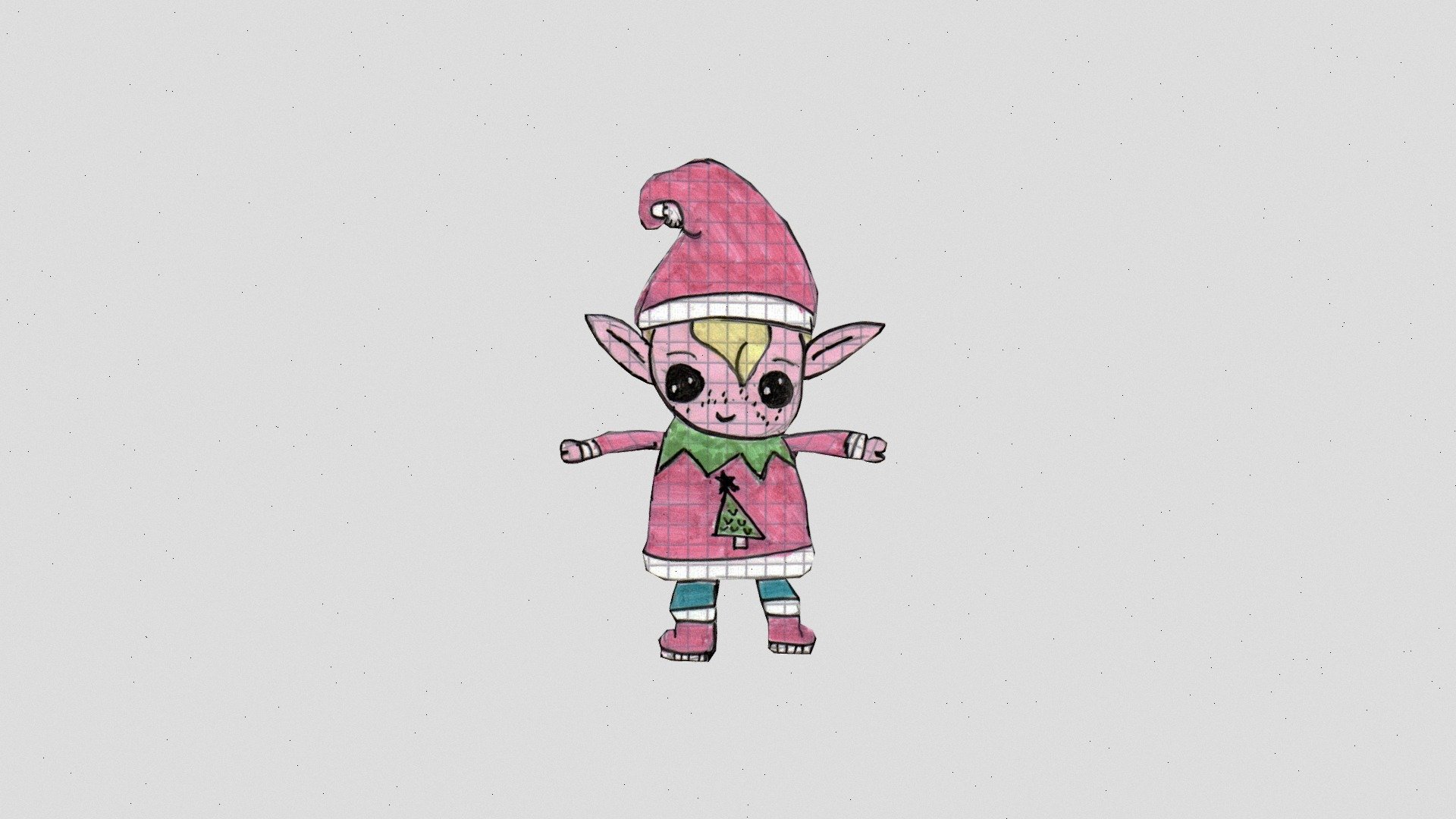 Lutin1 New - Download Free 3D model by mimipicardie [61a6974] - Sketchfab