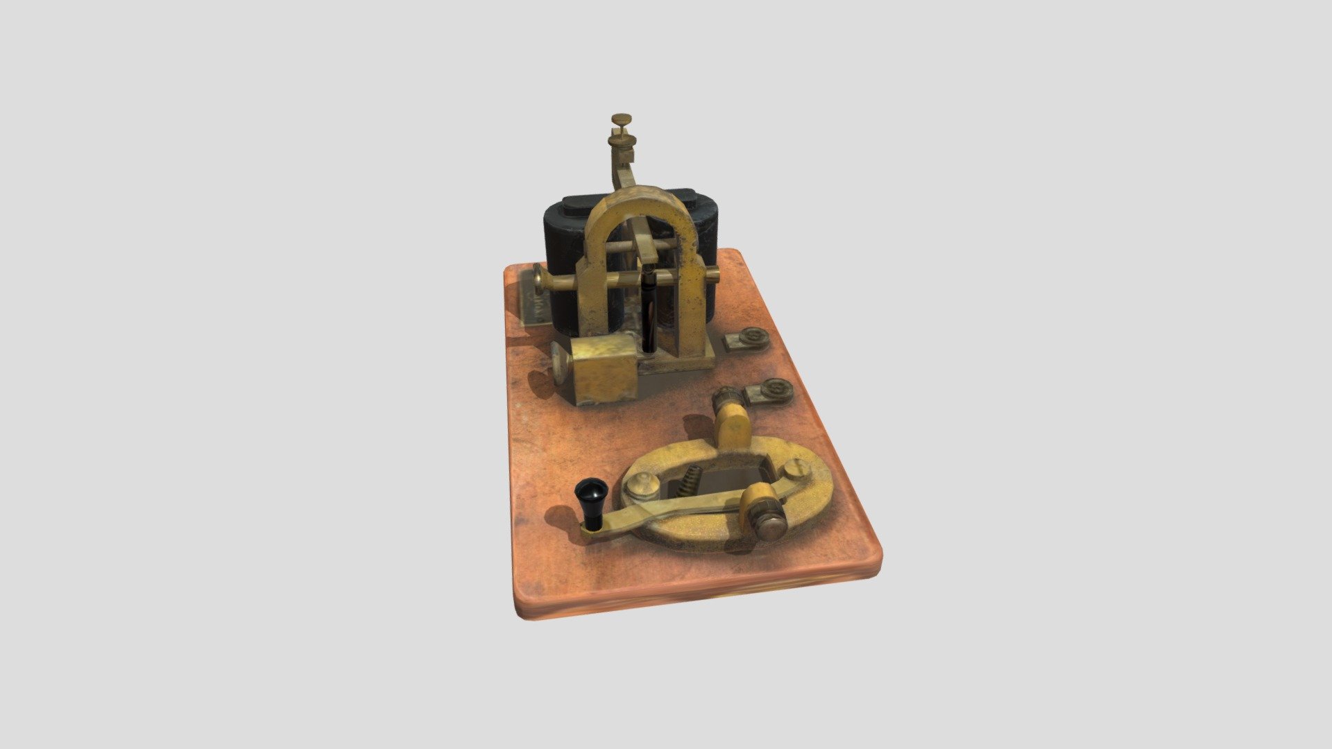 Telégrafo eléctrico / Electric telegraph 42-C03 - 3D model by Museo ...