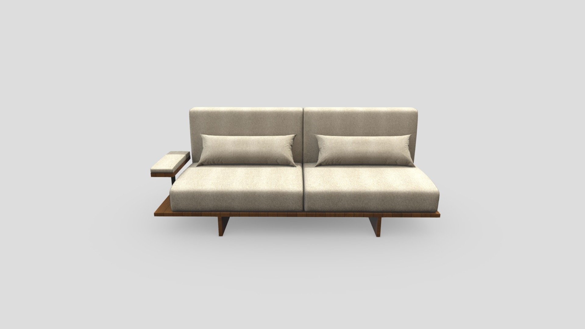 QUIRINUS SOFA 3 Seaters - 3D model by Actsugi [61a86fe] - Sketchfab
