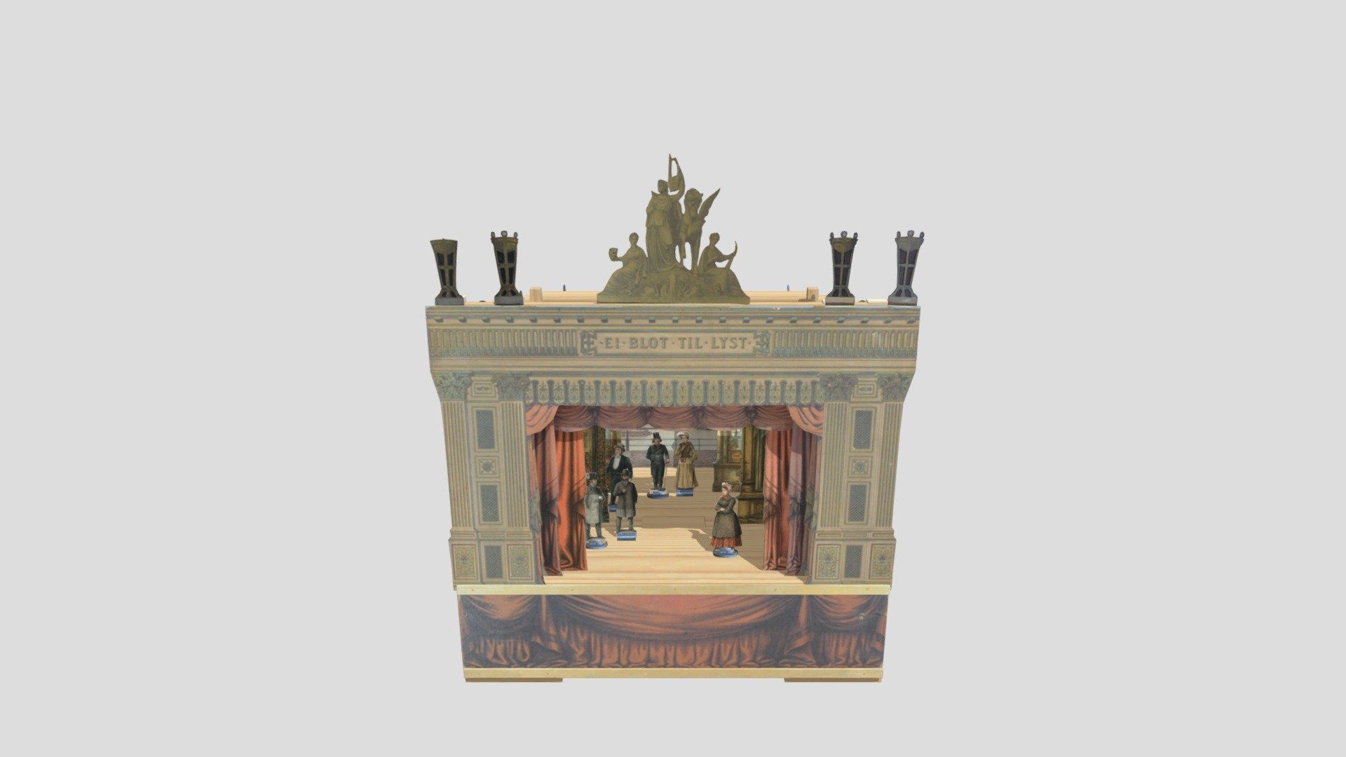 Toy theatre, Alfred Jacobsens C-teater, 1880-81 - Download Free 3D ...