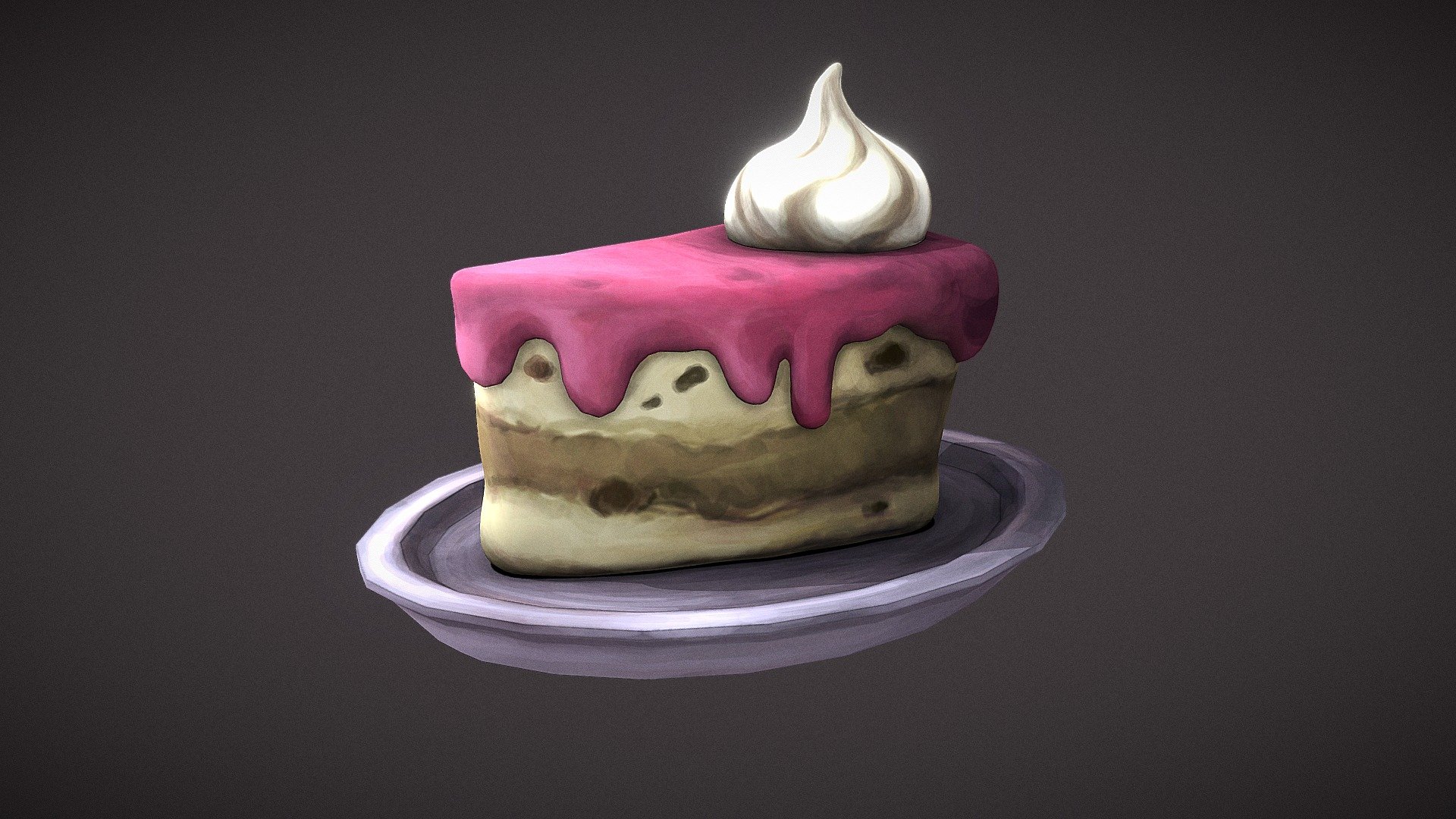 CAKE - 3D model by chaaotika [61a93ac] - Sketchfab