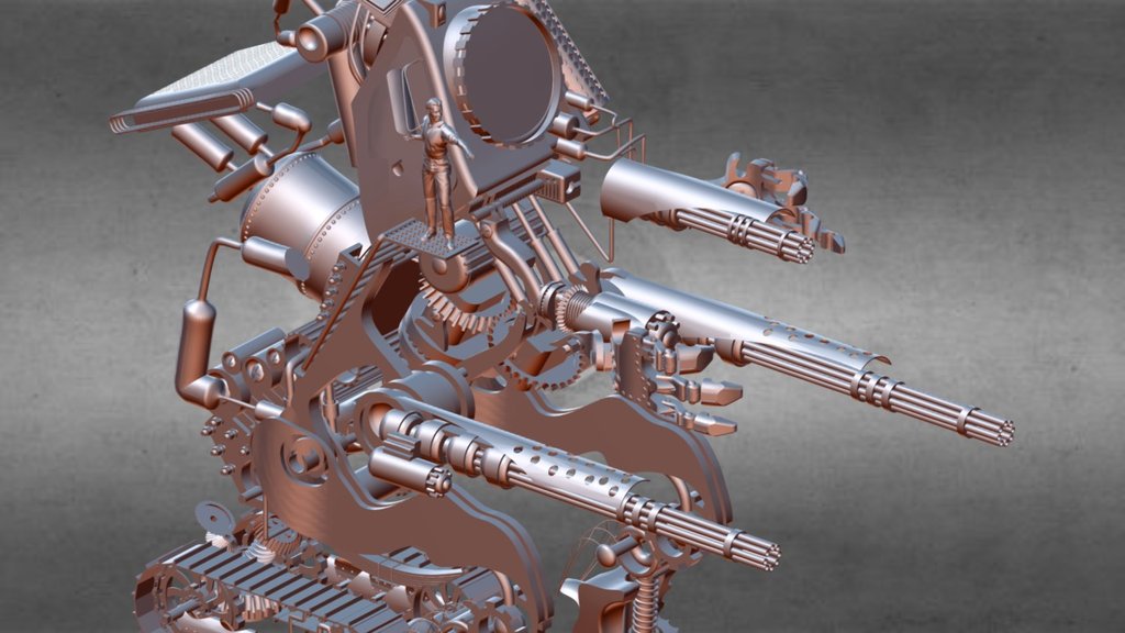 Robot Steam - 3D model by CORDEROlamecanicadelarte (@lamecanicadelarte ...