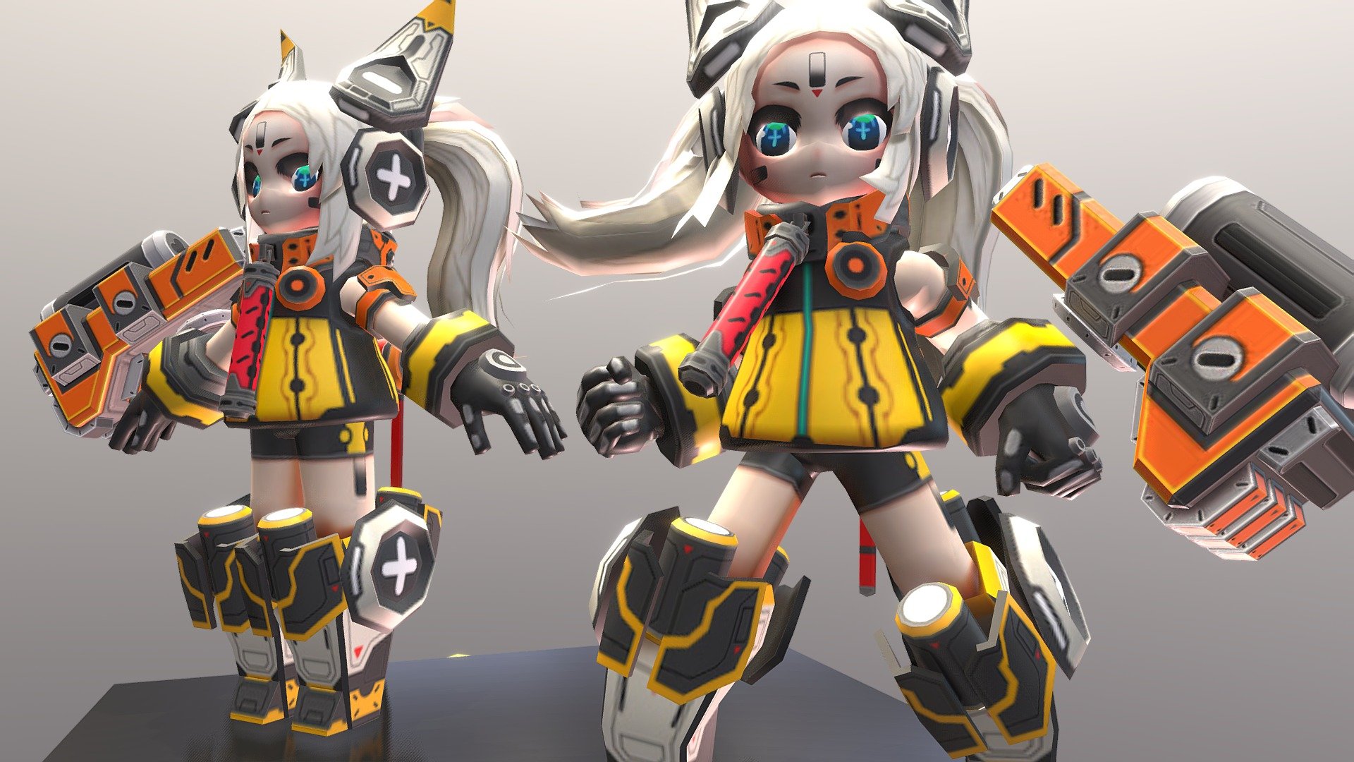 Metallic Child "Rona" - Download Free 3D model by The WarVet ...