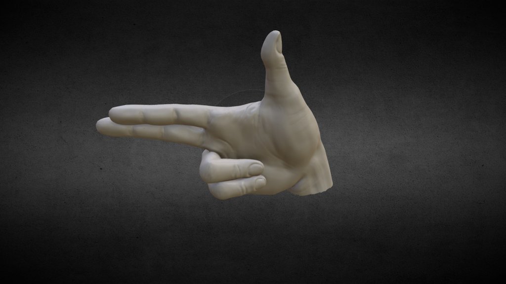 Maltese Sign Language 'ħ' - 3D model by Bruno De Maeyer (@ohne ...