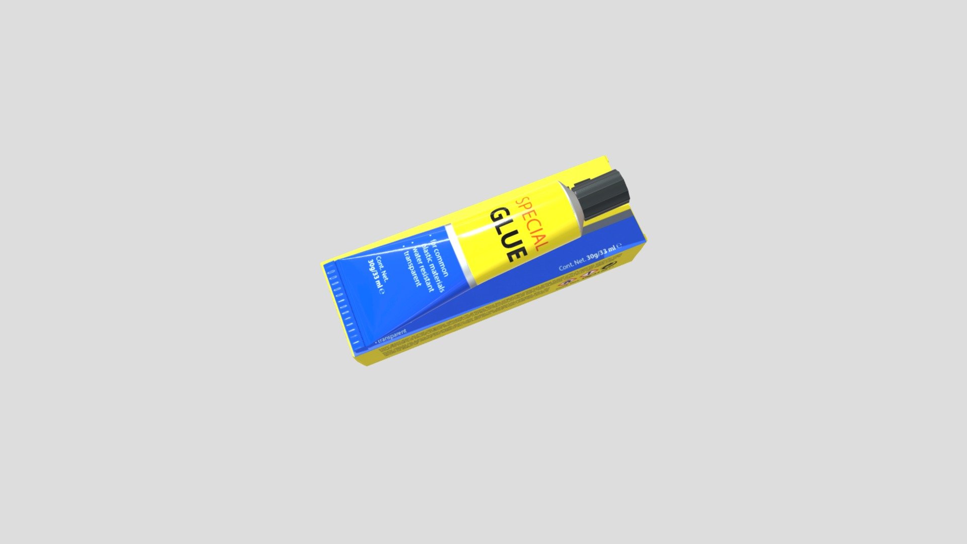 Glue Tube - 3D model by designdaco [61ab7a2] - Sketchfab