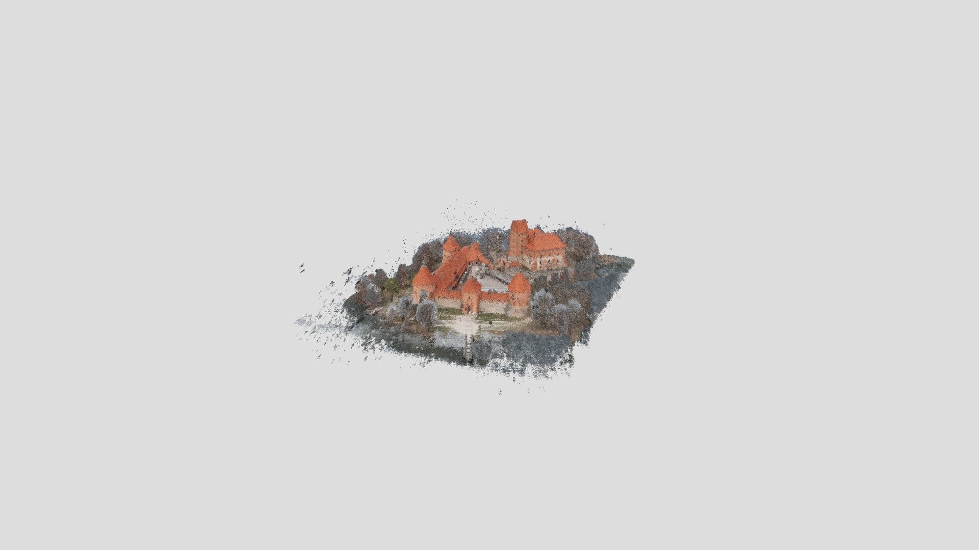 Trakai Castle - 3D model by TerraModus [61ab8e3] - Sketchfab