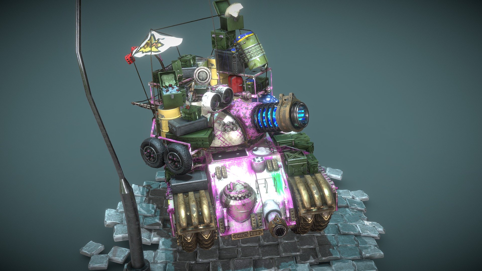 Punk Tank - Old Betsie - 3D model by pasco295 [61abc72] - Sketchfab