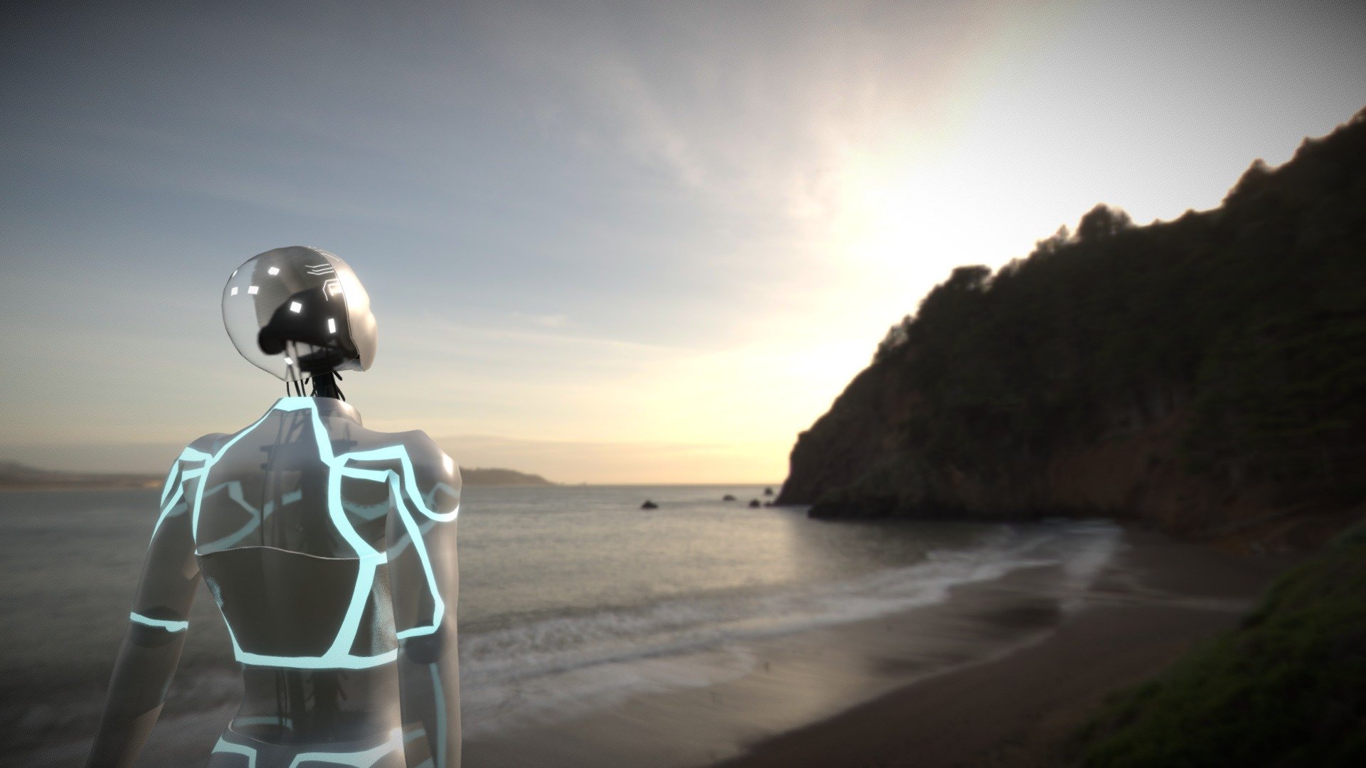 Just gazing the future - 3D model by freddielin [61abc96] - Sketchfab