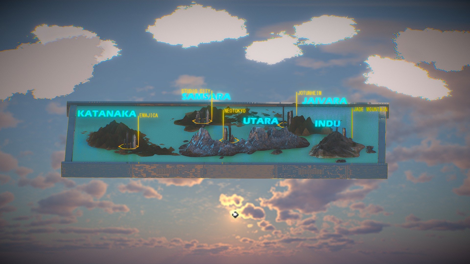5th Dimension Map - 3D model by virtualrealityjam [61ae2a5] - Sketchfab