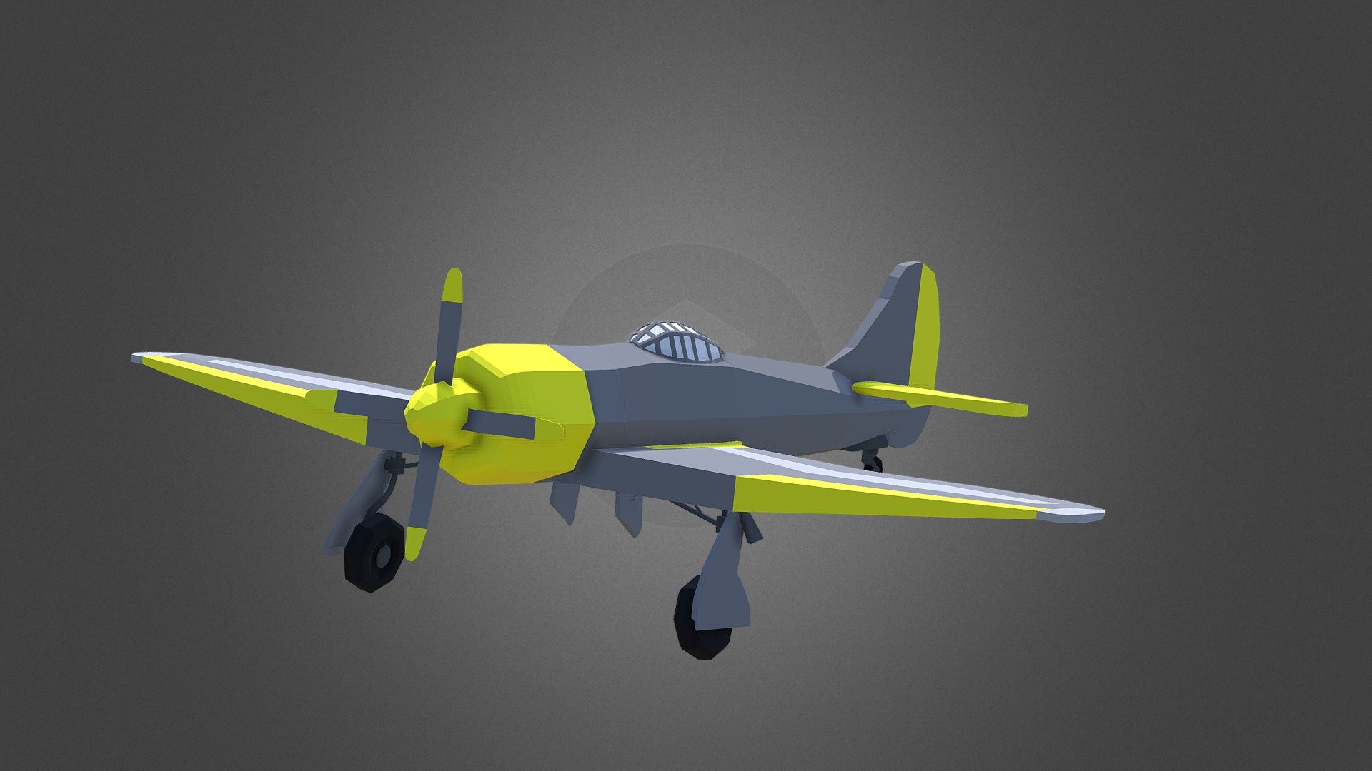WW2 Airplane - 3D model by Jupz [61b1c73] - Sketchfab