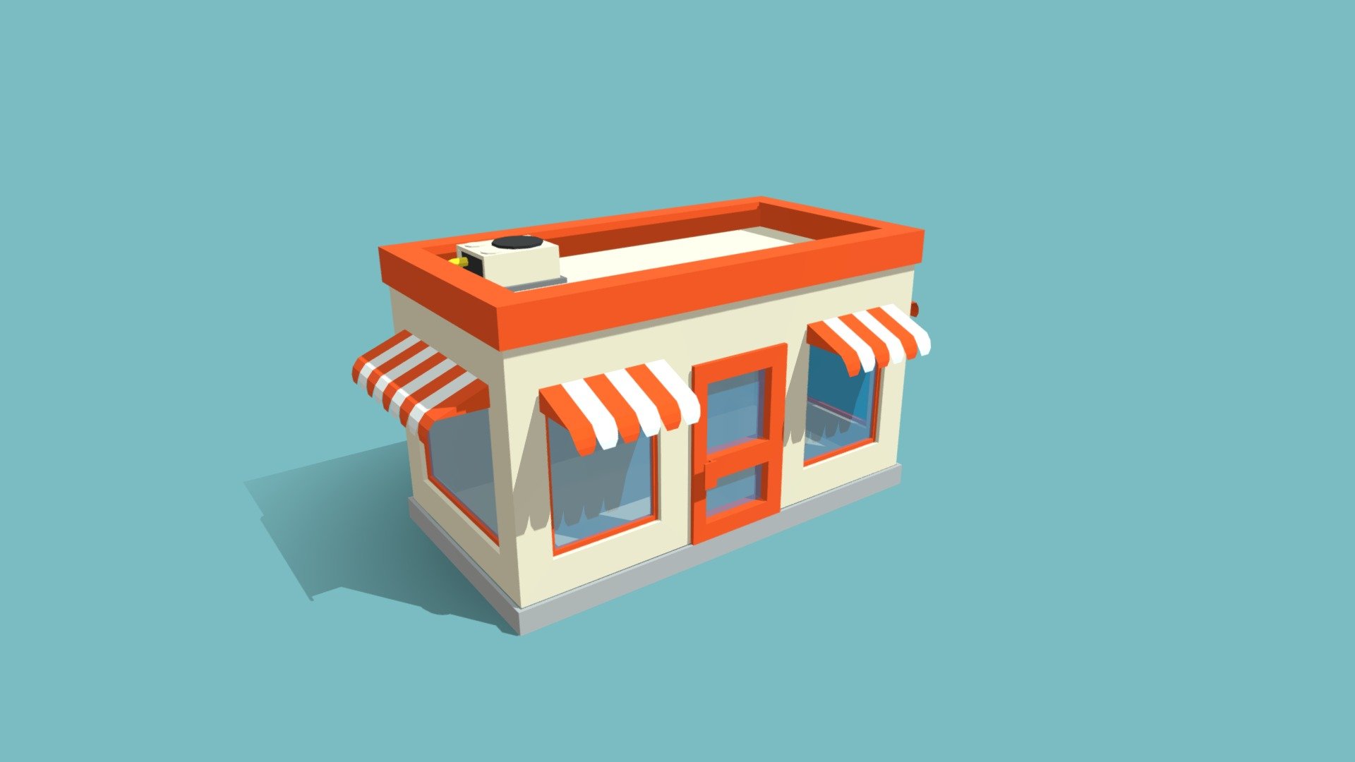 Casetta Arancione - 3D model by Francesco_Porro [61b8154] - Sketchfab