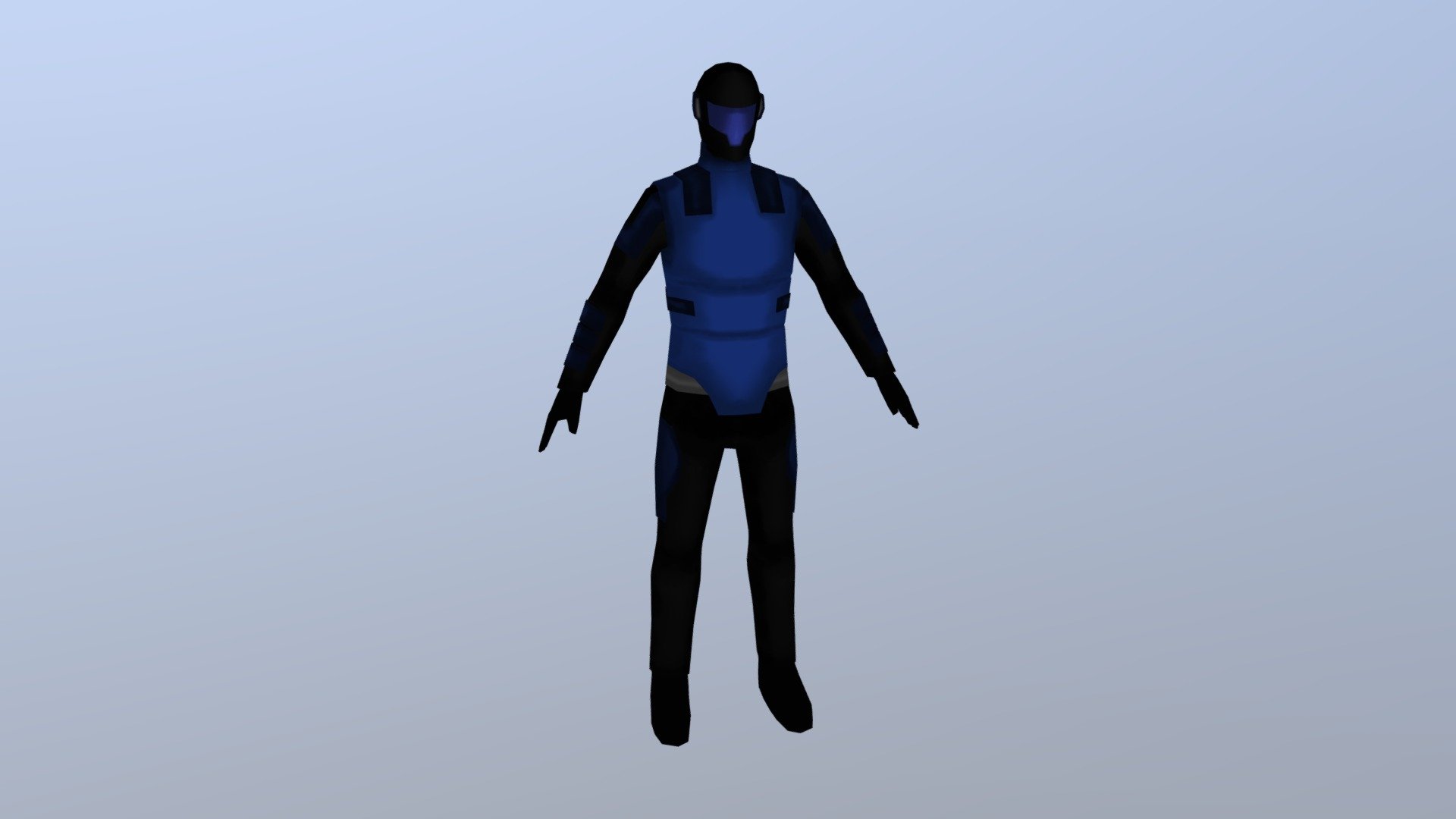 Security guard - 3D model by tonmai3D (@tonmai3DD) [61b8234] - Sketchfab