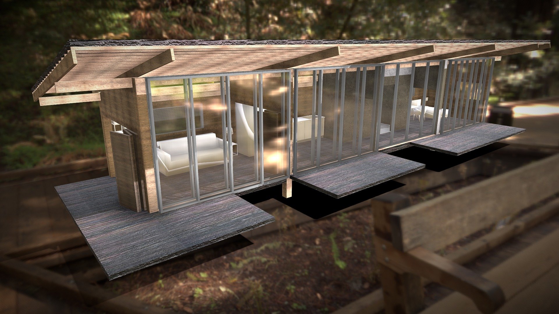 Smart living unit full - 3D model by patthongprink [61bad8a] - Sketchfab