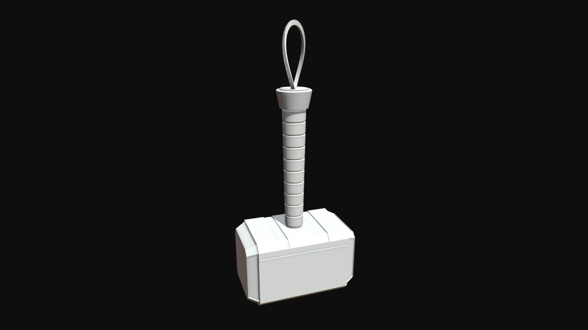 Mjolnir (Thor's Hammer) - 3D model by Aydemav Studio (@aydemavstudio ...