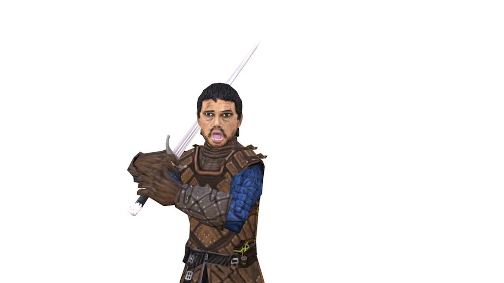 Jon Snow in Pose - 3D model by Lizard (@Lizard-MotionFilms) [61bd222 ...