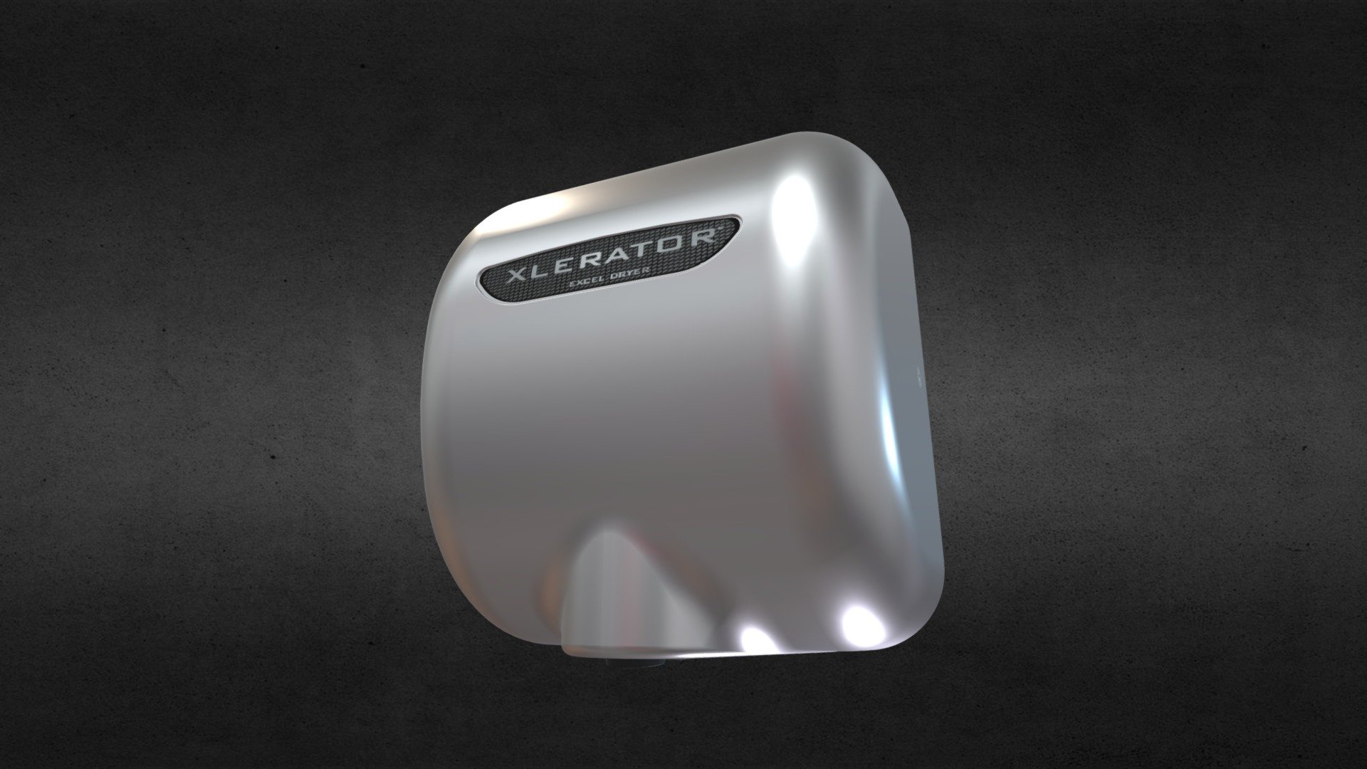 Excel Dryer XLERATOR Hand Dryer 3D Model By ES360 61bdff7 Sketchfab