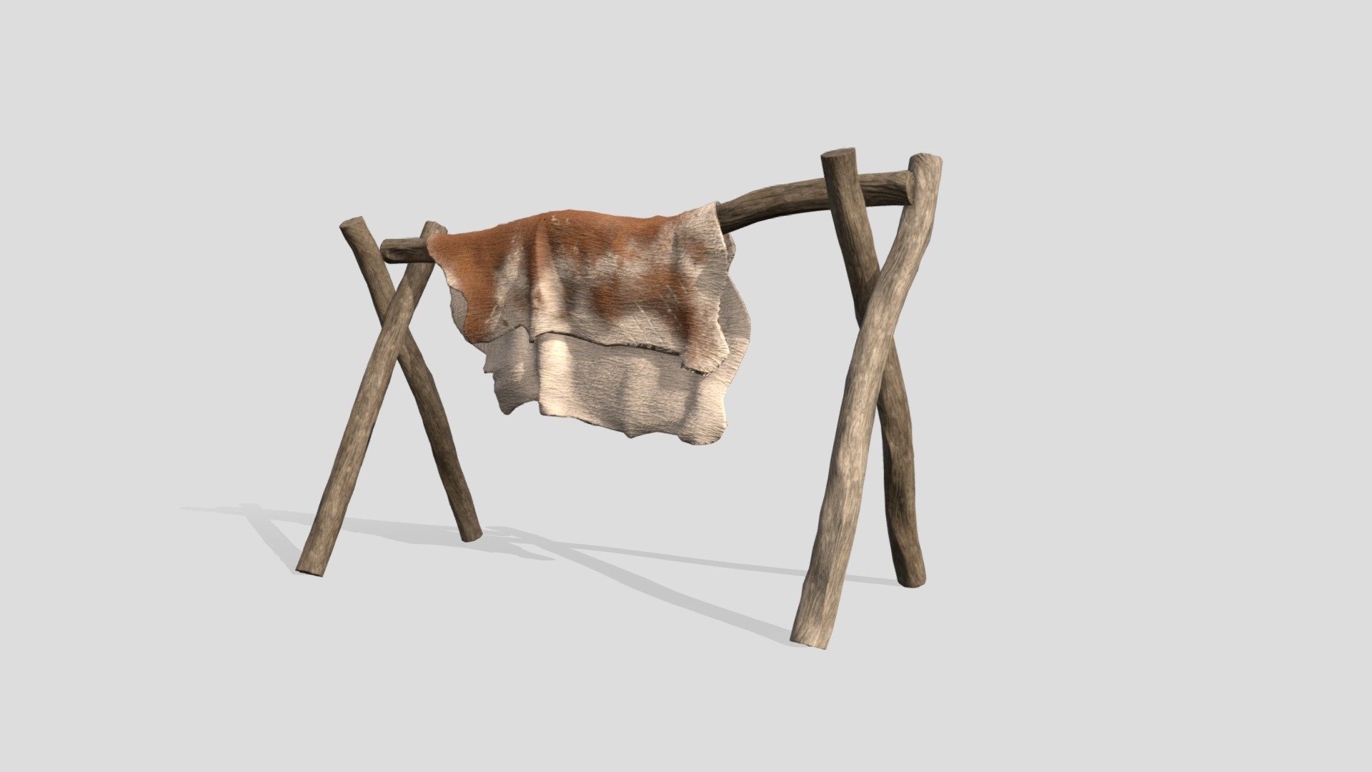 Animal Skin Tanning - 3D model by helllwings [61bebdd] - Sketchfab