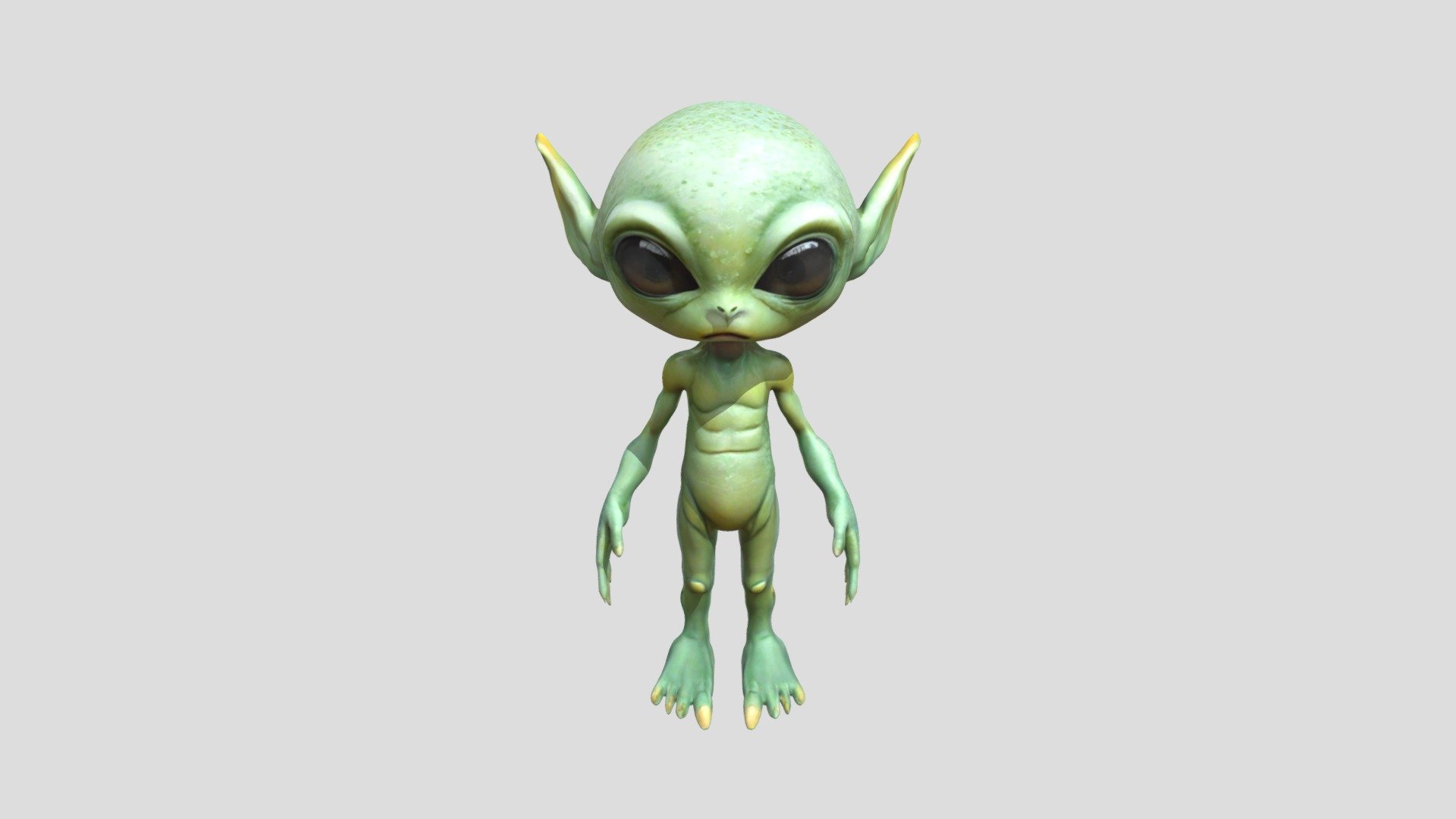 Earthling Visitor - 3D model by crimelab357 [61bf676] - Sketchfab