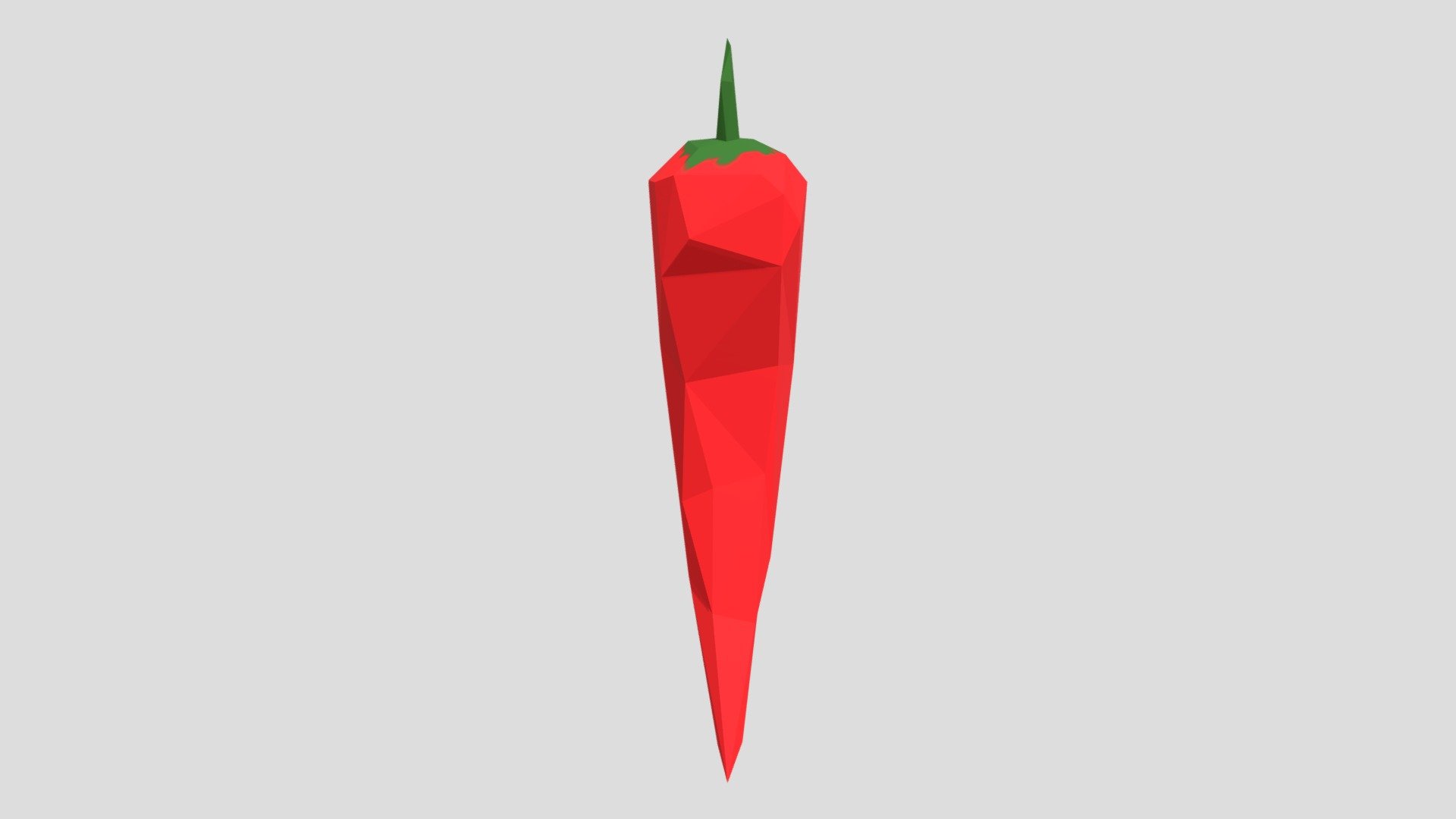 Hot Chili - 3D model by erenster [61c0082] - Sketchfab