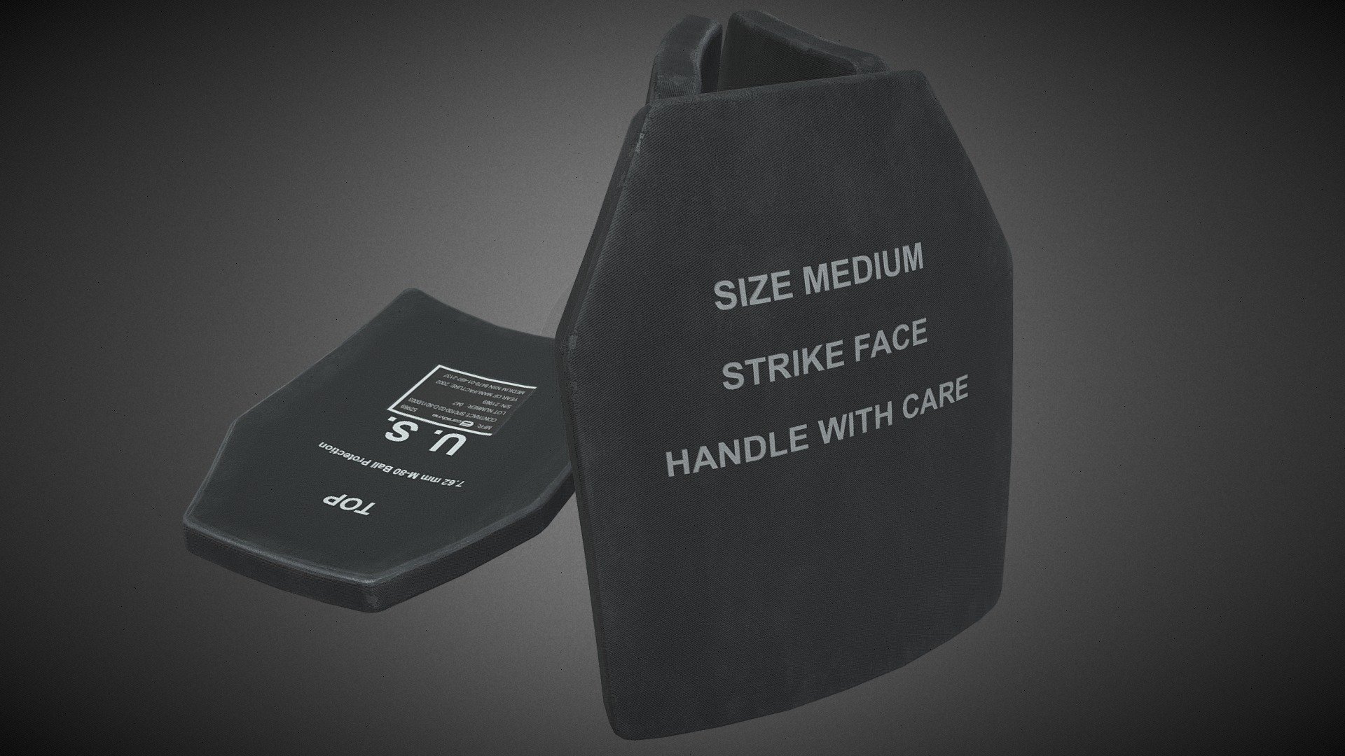 SAPI Vest Inserts - Ceradyne - Buy Royalty Free 3D model by Pnuky ...