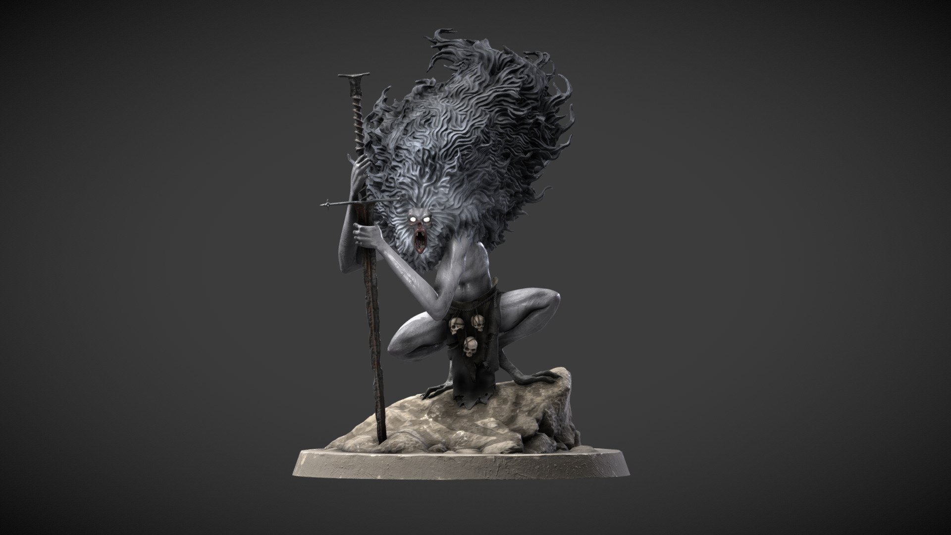 The Furry Beast - 3D model by Giordani_Mathieu [61c06d2] - Sketchfab