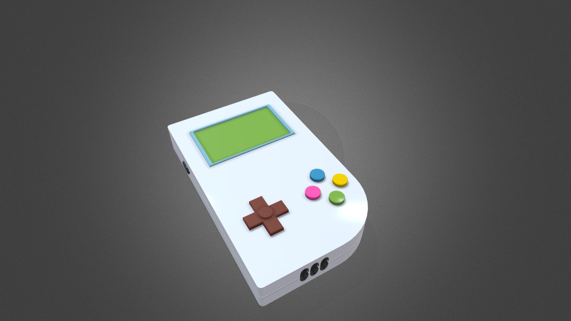 Portable gaming device Game Ready - Download Free 3D model by Daniel ...