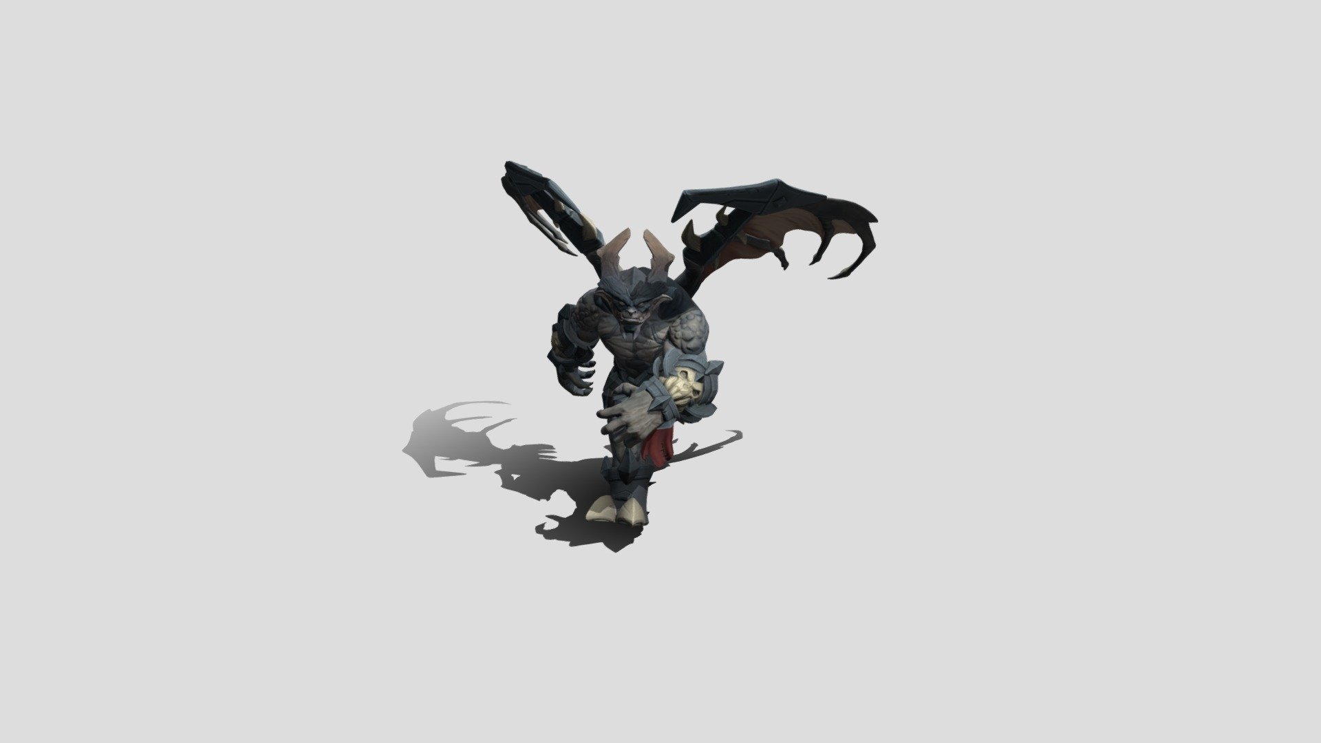 Demon Run Animation | Maya - 3D model by axelalvarezart [61c21f1 ...