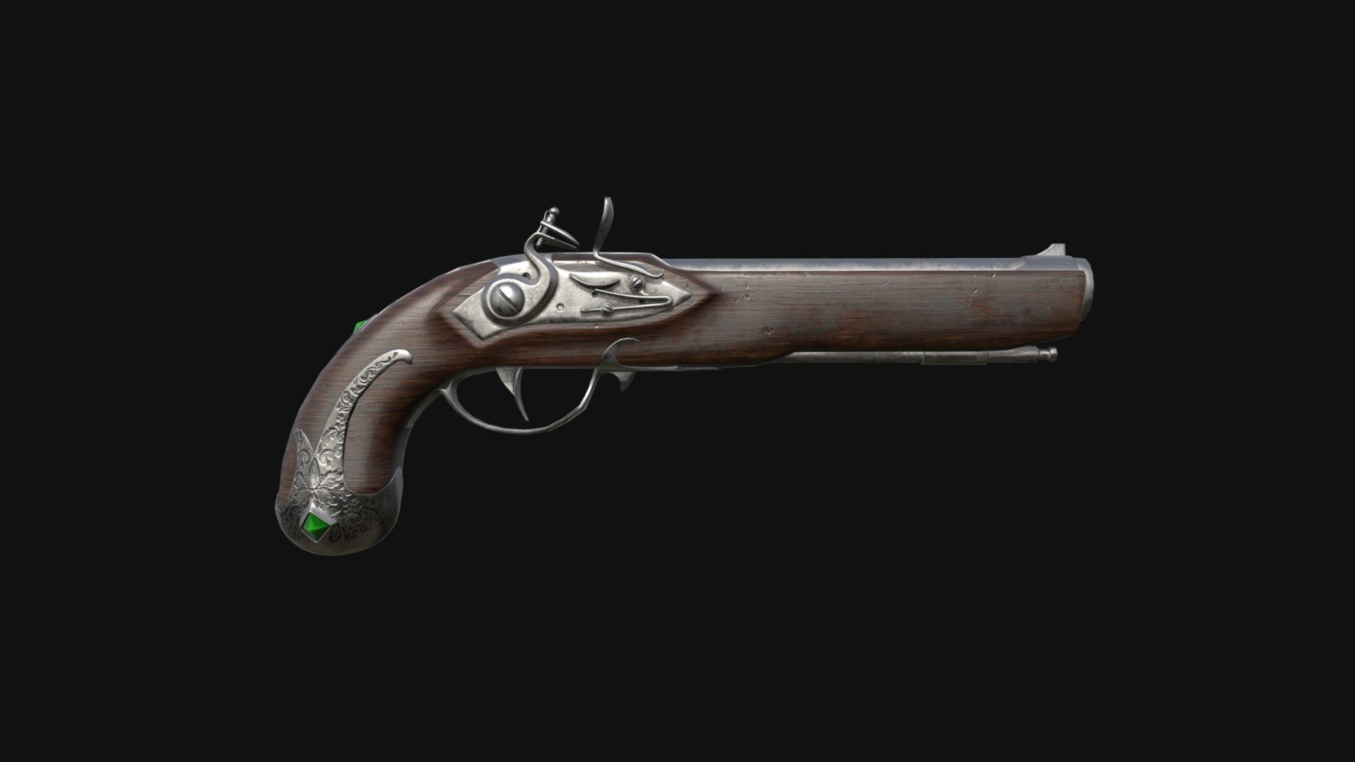 Flintlock - 3D model by lonewolf476 [61c3ce0] - Sketchfab