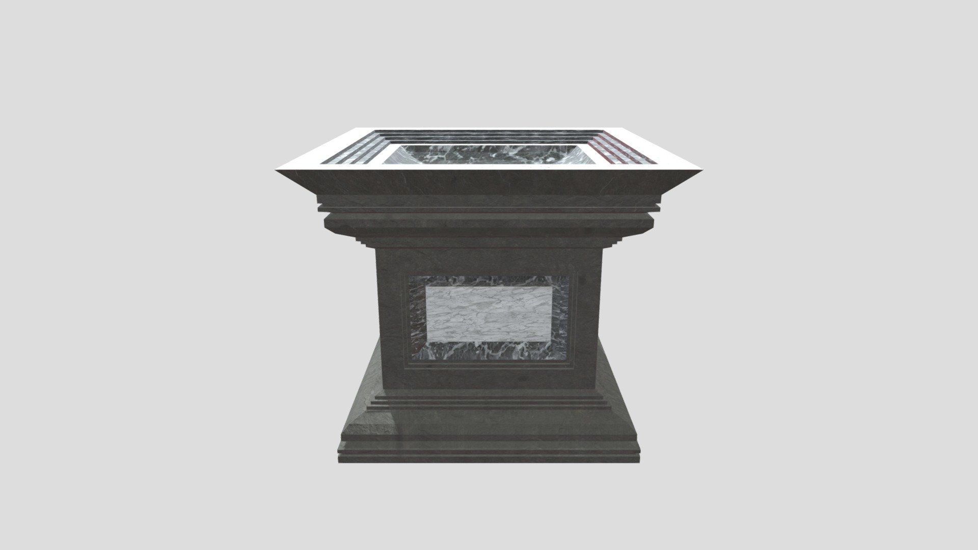 Stone Plinth - 3D model by TheDoveman [61c4ca2] - Sketchfab