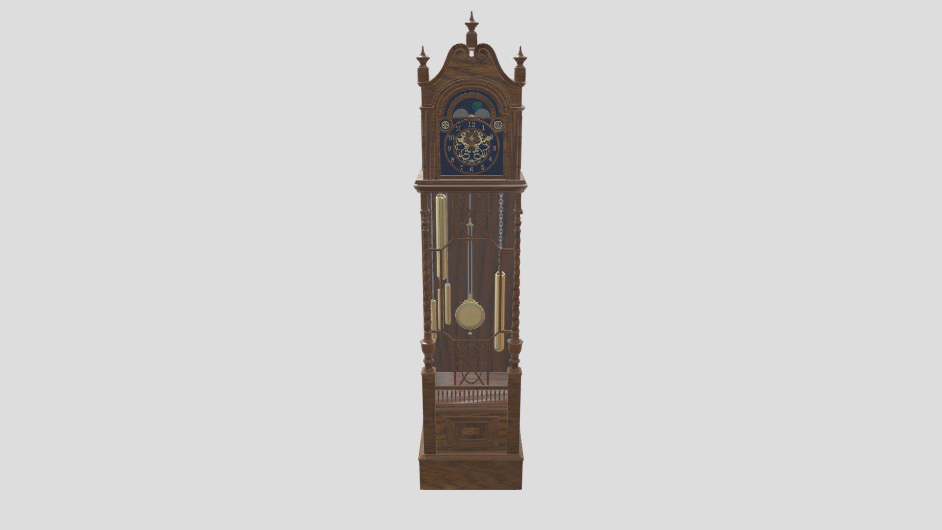 Grandfather Clock - 3D model by Tom Moore (@ThatFatChef) [61c6761 ...