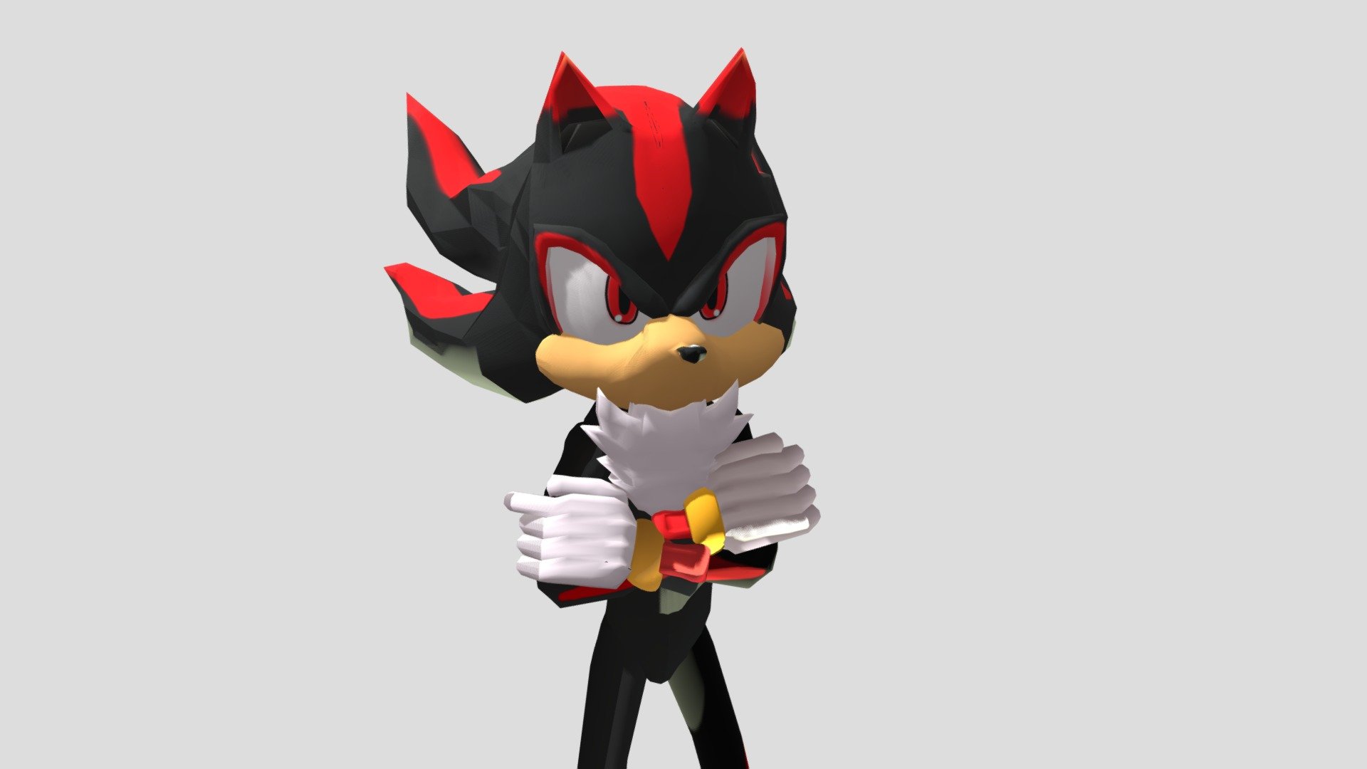 Shadow the Hedgehog - 3D model by Agnieszka.Chobot [61c84d9] - Sketchfab