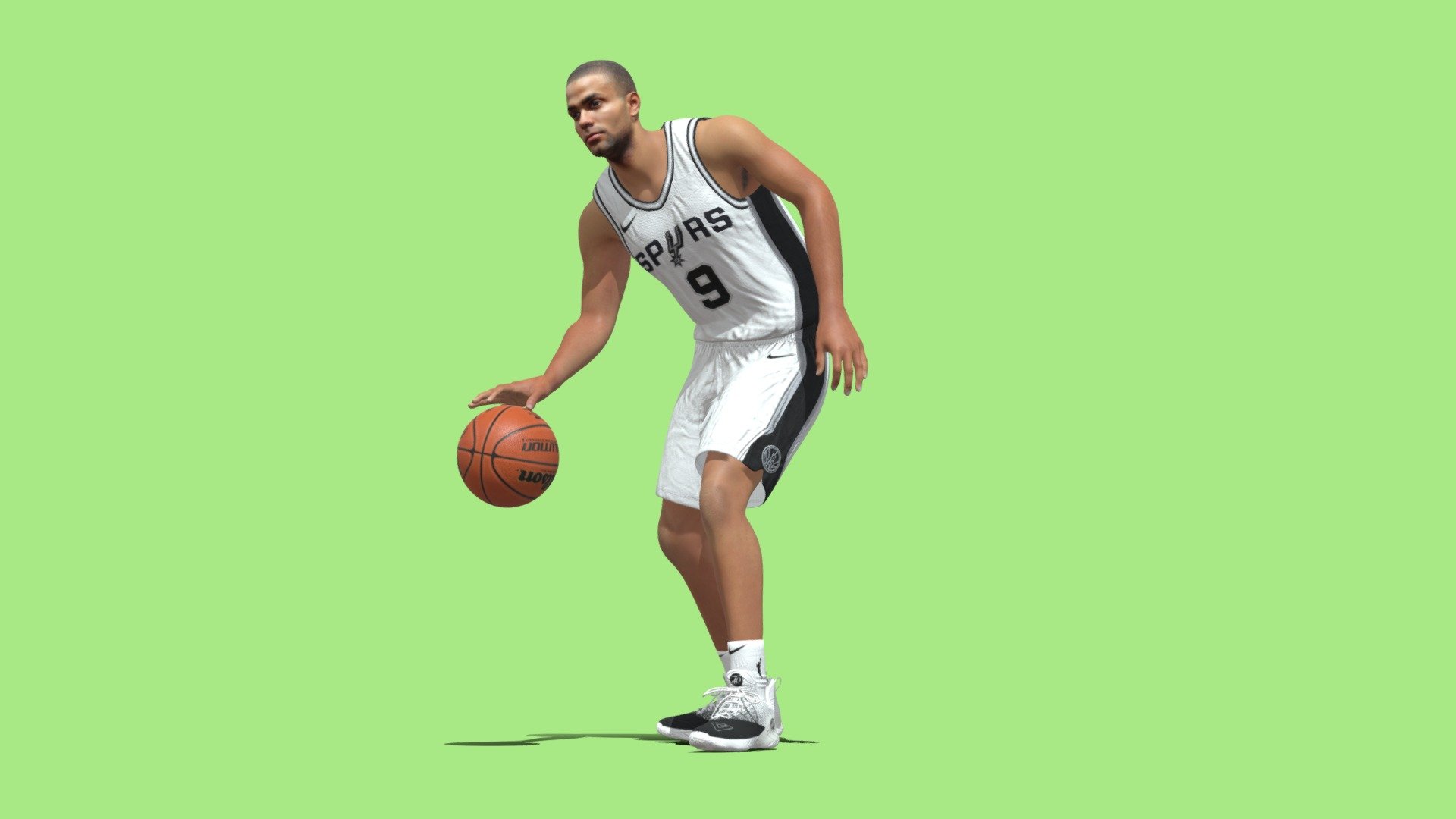 Tony Parker San Antonio Spurs NBA - 3D model by 3dpassion.net ...