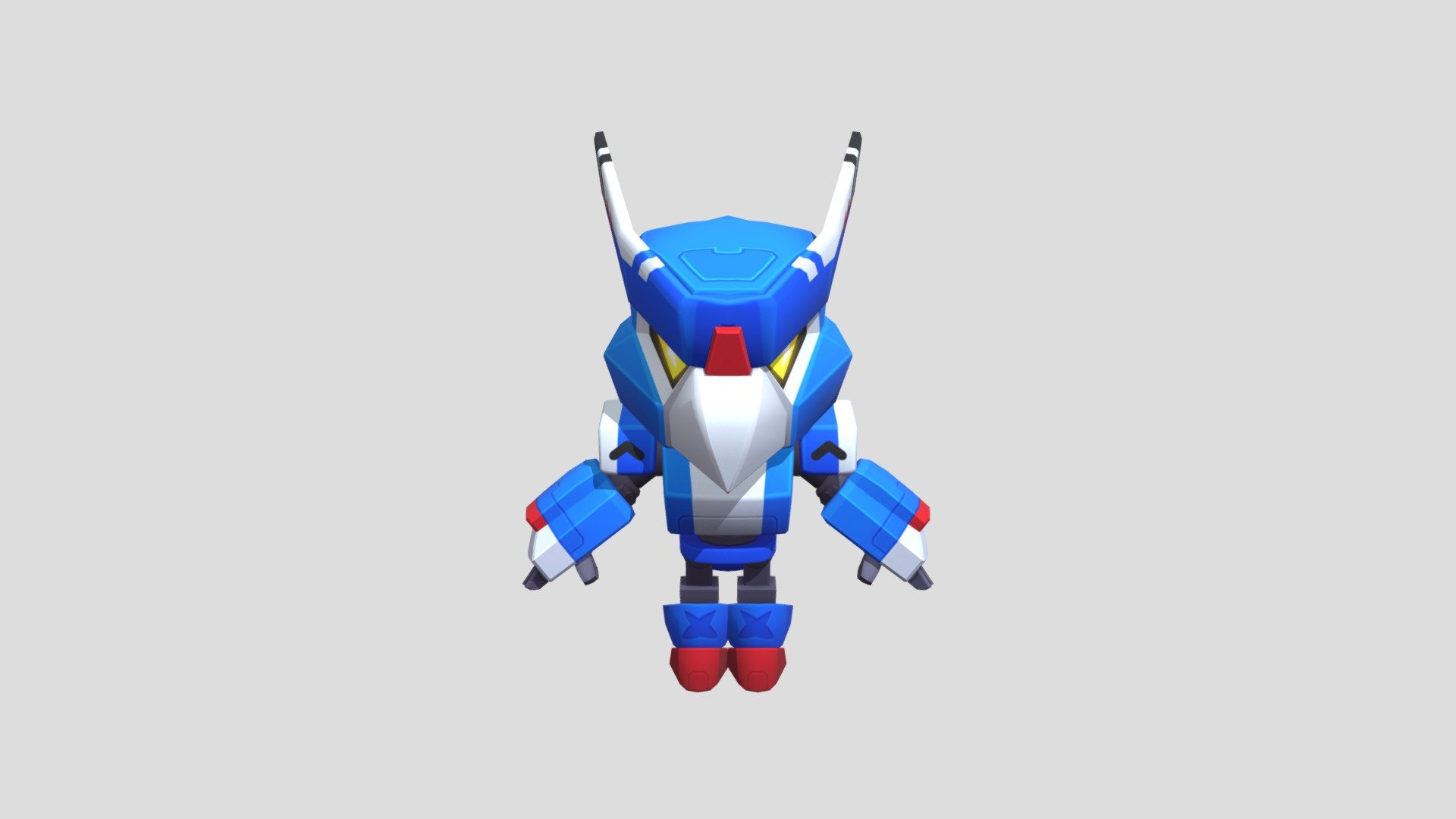 Mecha-crow - 3D model by Cyborg Ninja 5A(23) (@s201079) [61cc65b ...