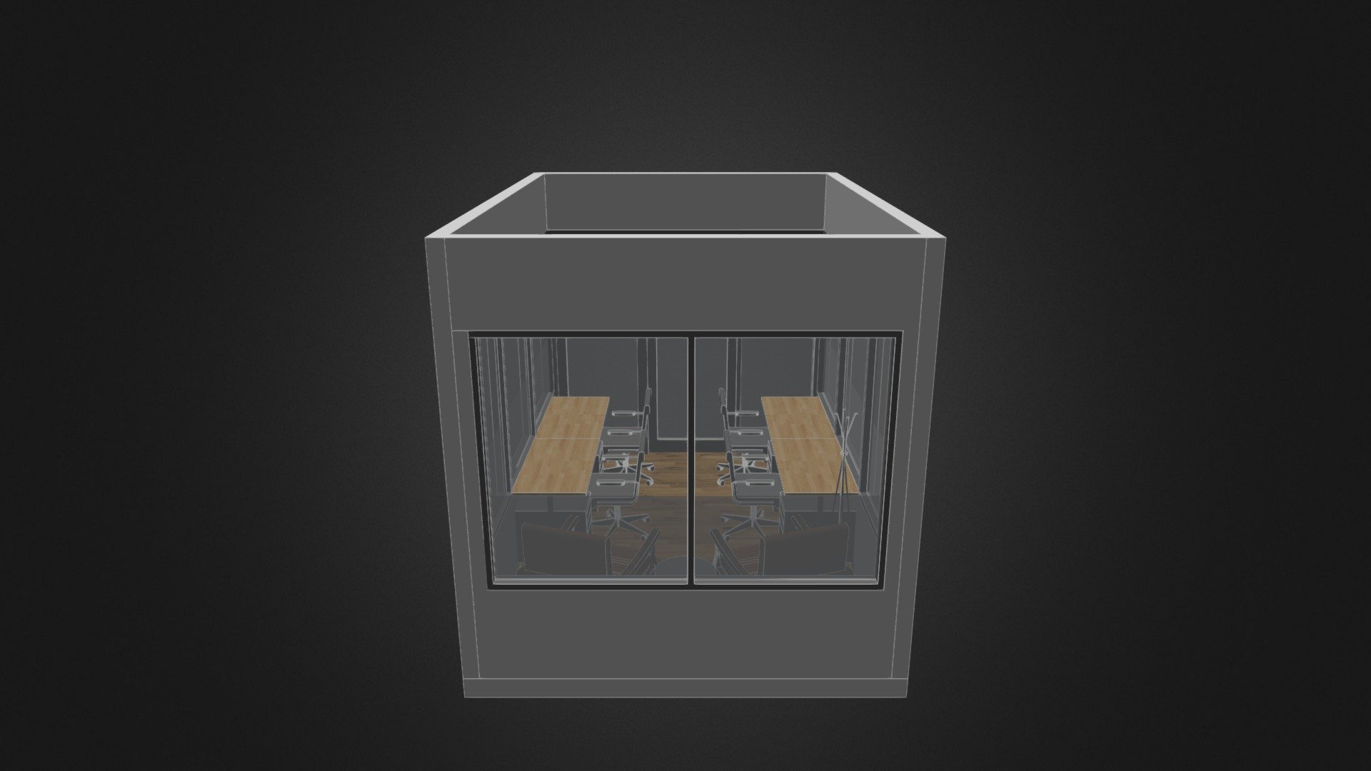 4 Workstations - Medium - Option 2 - 3D model by Layouts (@wwsalesnyc ...